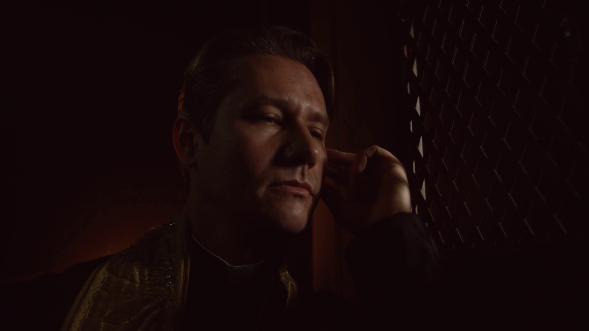 Confessional Moment: Priest Penitent Engage Stock Footage SBV-348723365 ...