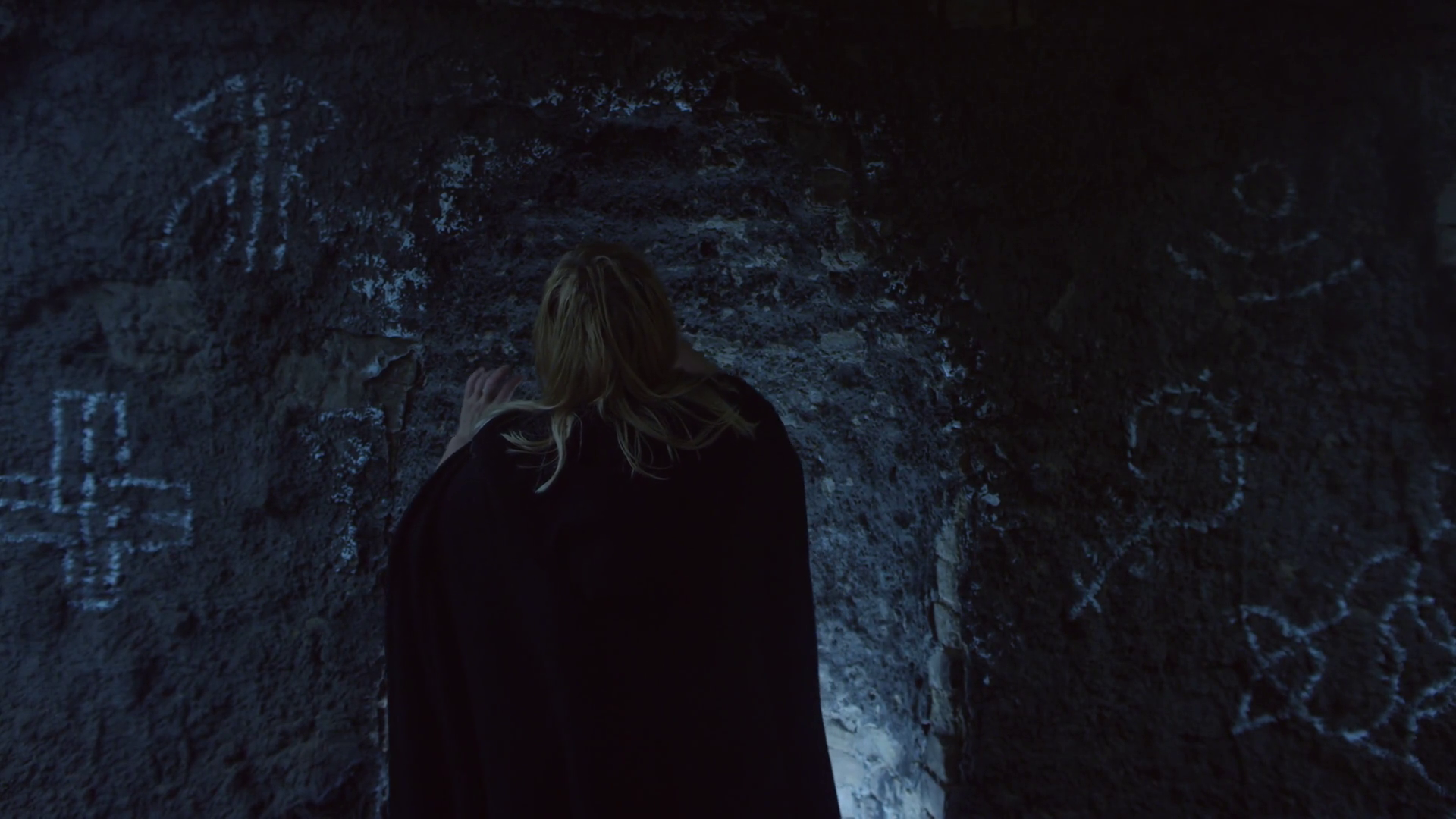 Woman Hand Painting On Tree Drawing Satanic Stock Footage SBV-348469074 ...