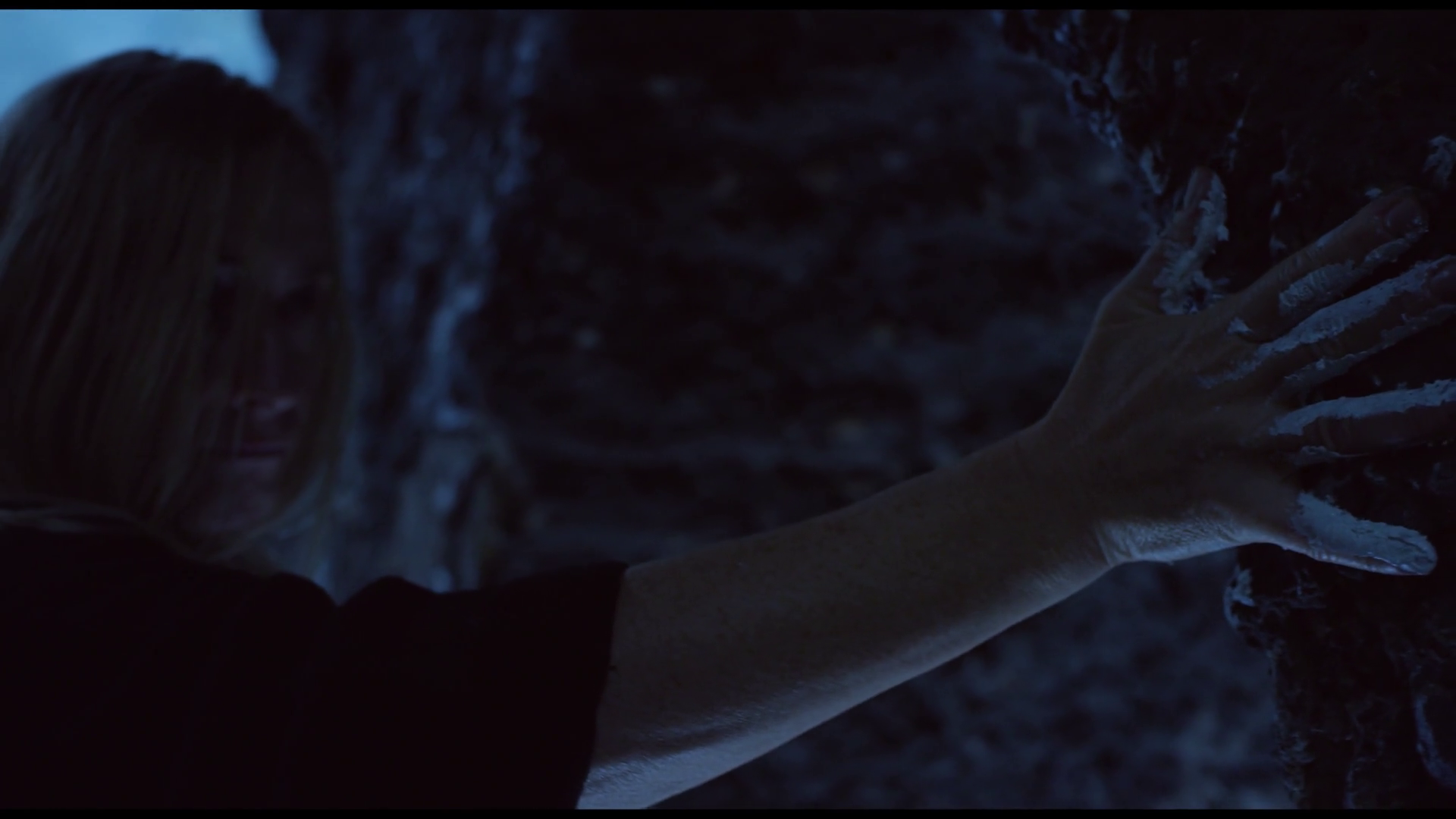 Woman Hand Painting On Tree Drawing Satanic Stock Footage SBV-348469062 ...