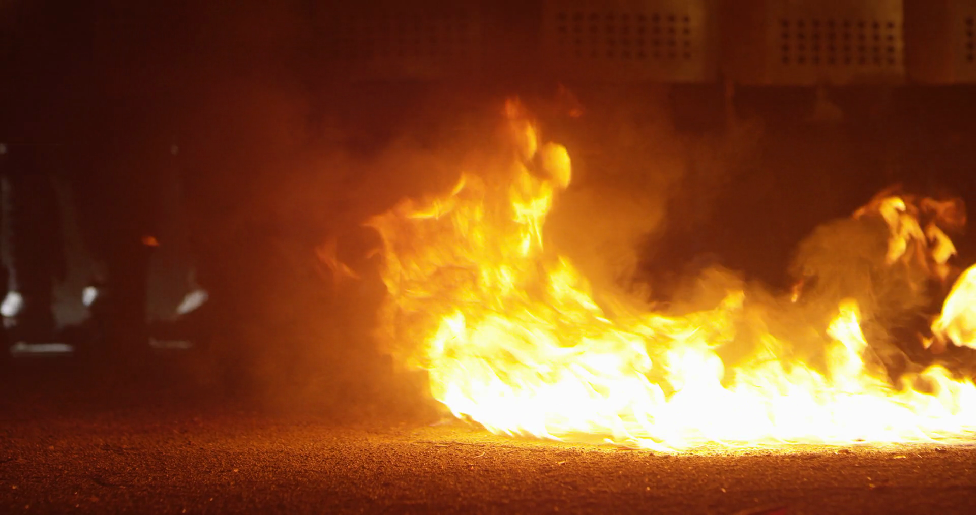 Patrol Bomb Thrown On Police Patrol Bomb Stock Footage SBV-348412950 ...