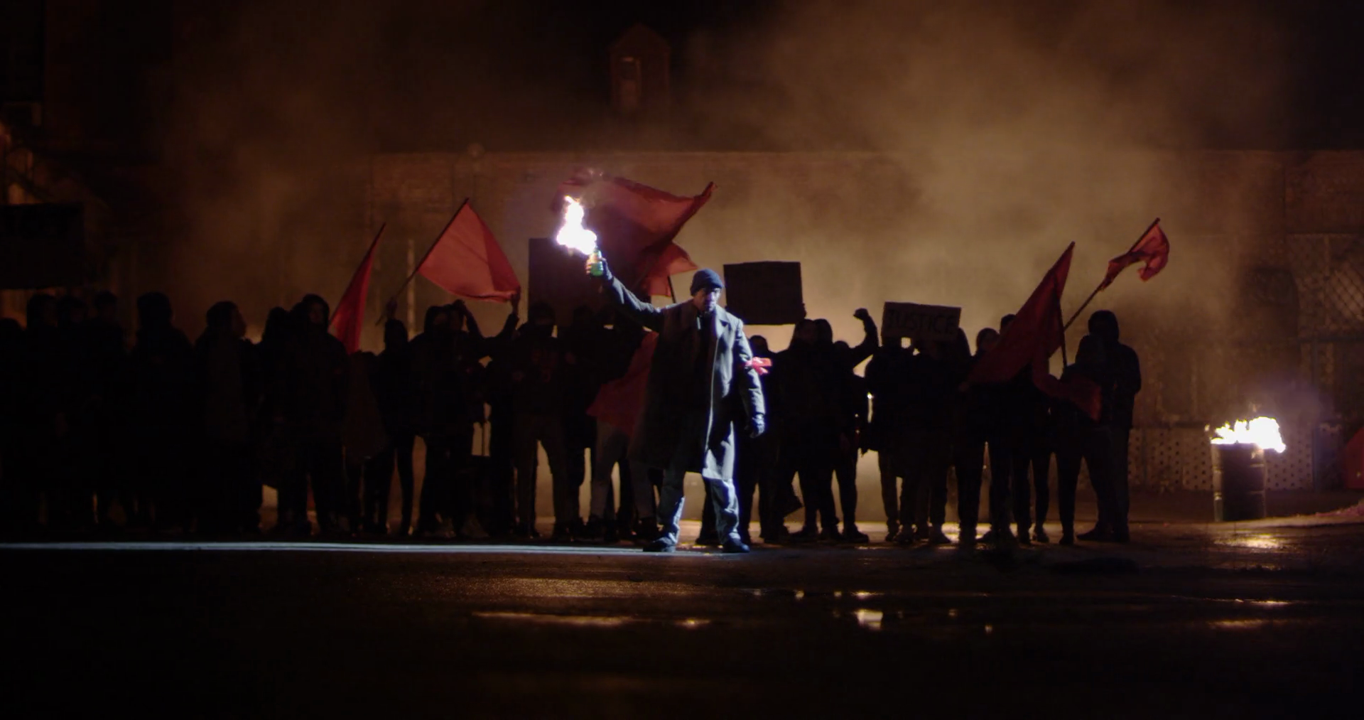 Man Showing Patrol Bomb To Police Man Stock Footage SBV-348415997 ...