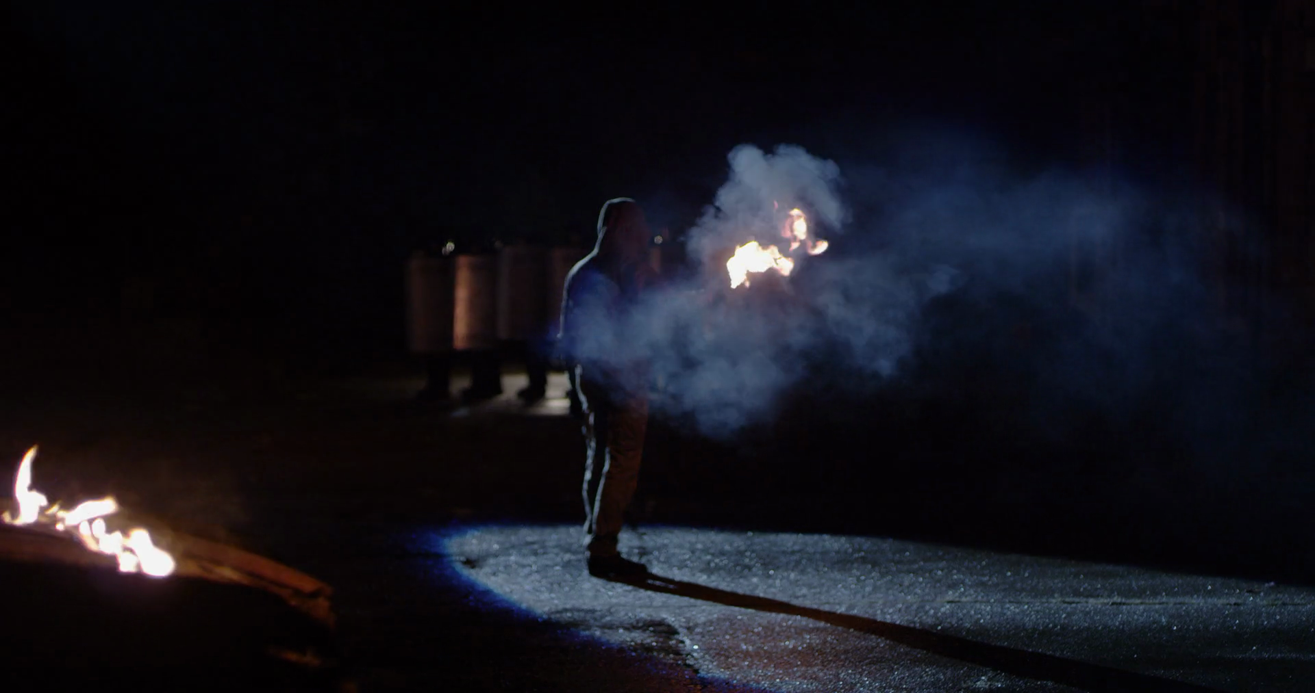 Man Showing Patrol Bomb To Police Man Stock Footage SBV-348415972 ...