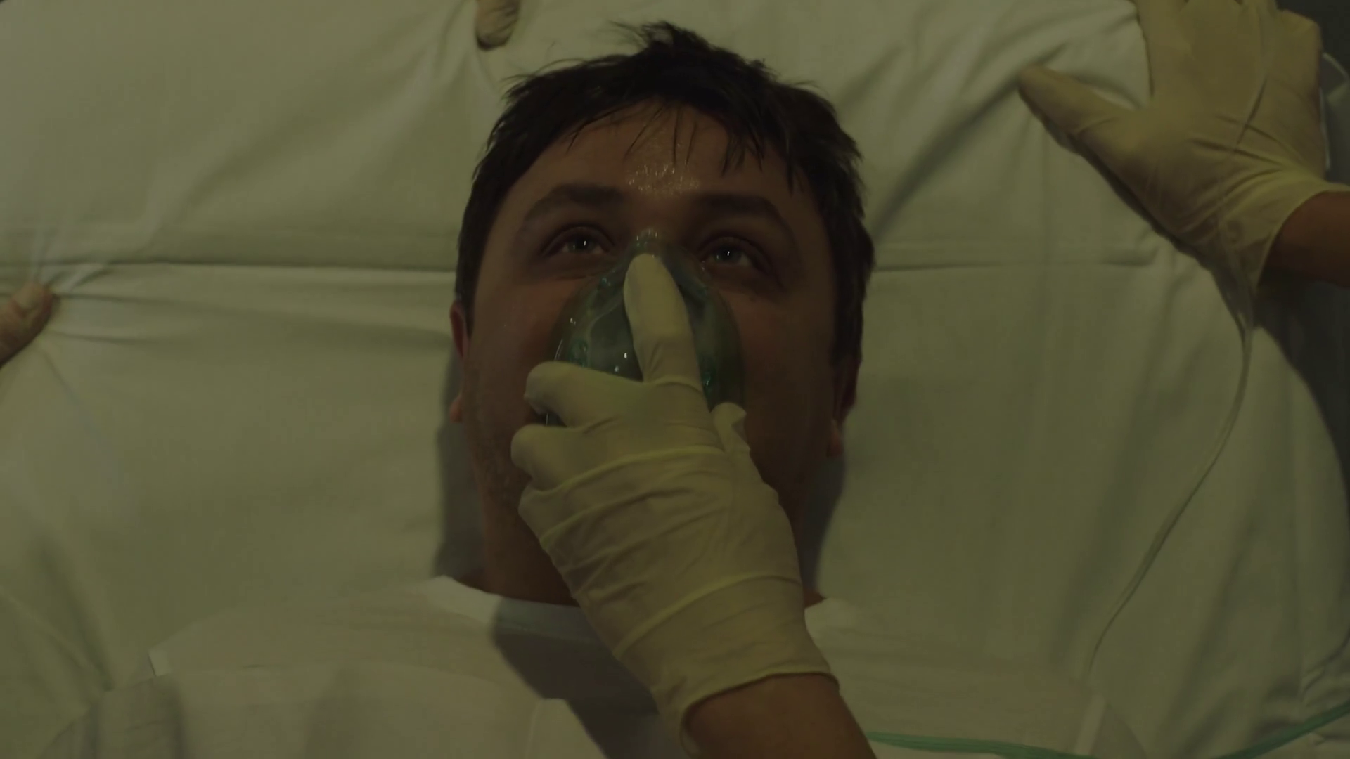 A Doctor Nurses Move Patient On Stretcher To Stock Footage SBV ...