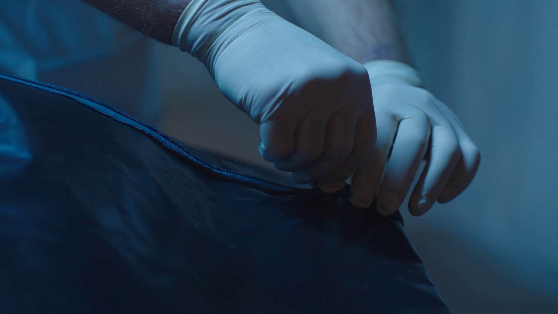 Attendant Removing Cadaver From Cold Storage Stock Footage SBV ...