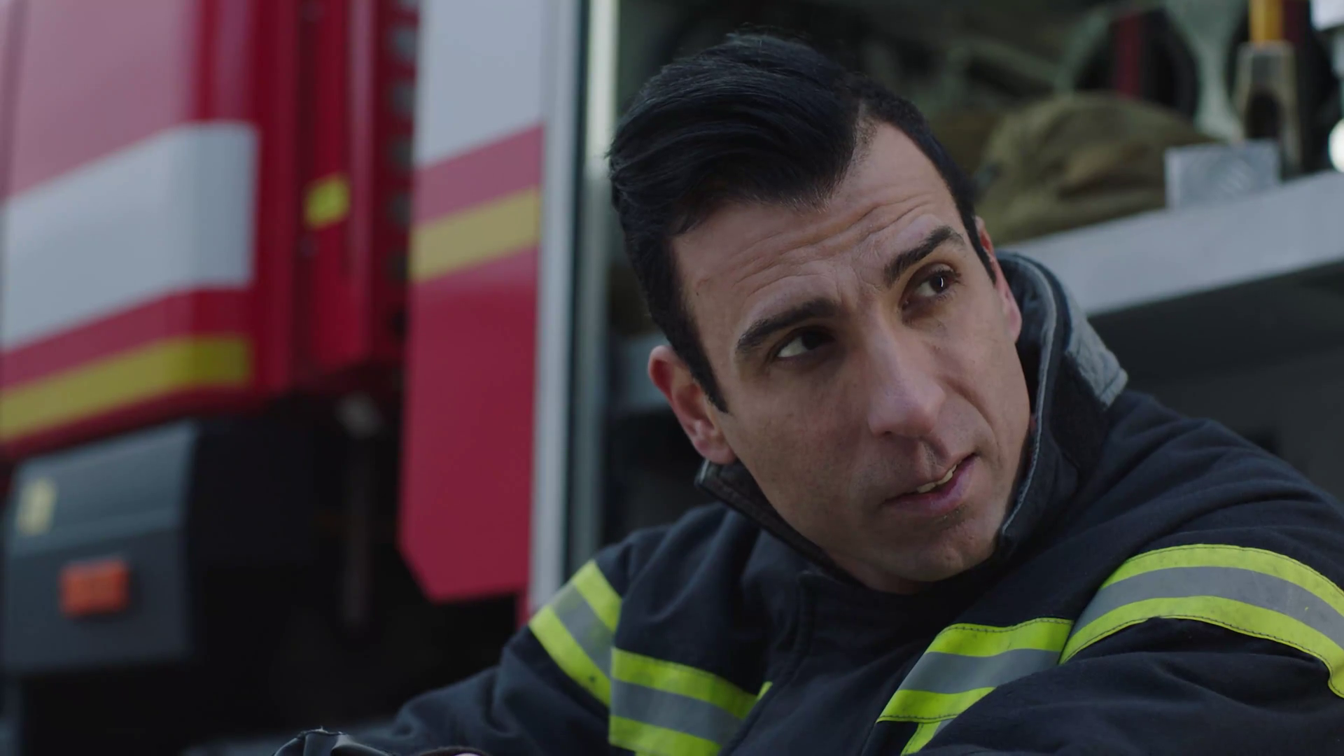 Arrival At Scene: Captain Assessing Stock Footage SBV-348694419 ...