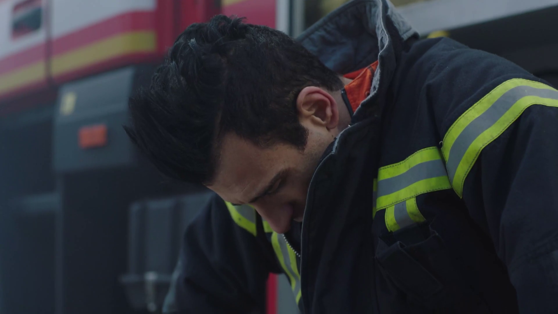 Arrival At Scene: Captain Assessing Stock Footage SBV-348694406 ...