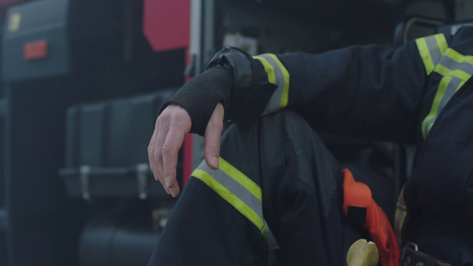 Arrival At Scene: Captain Assessing Stock Footage SBV-348694409 ...