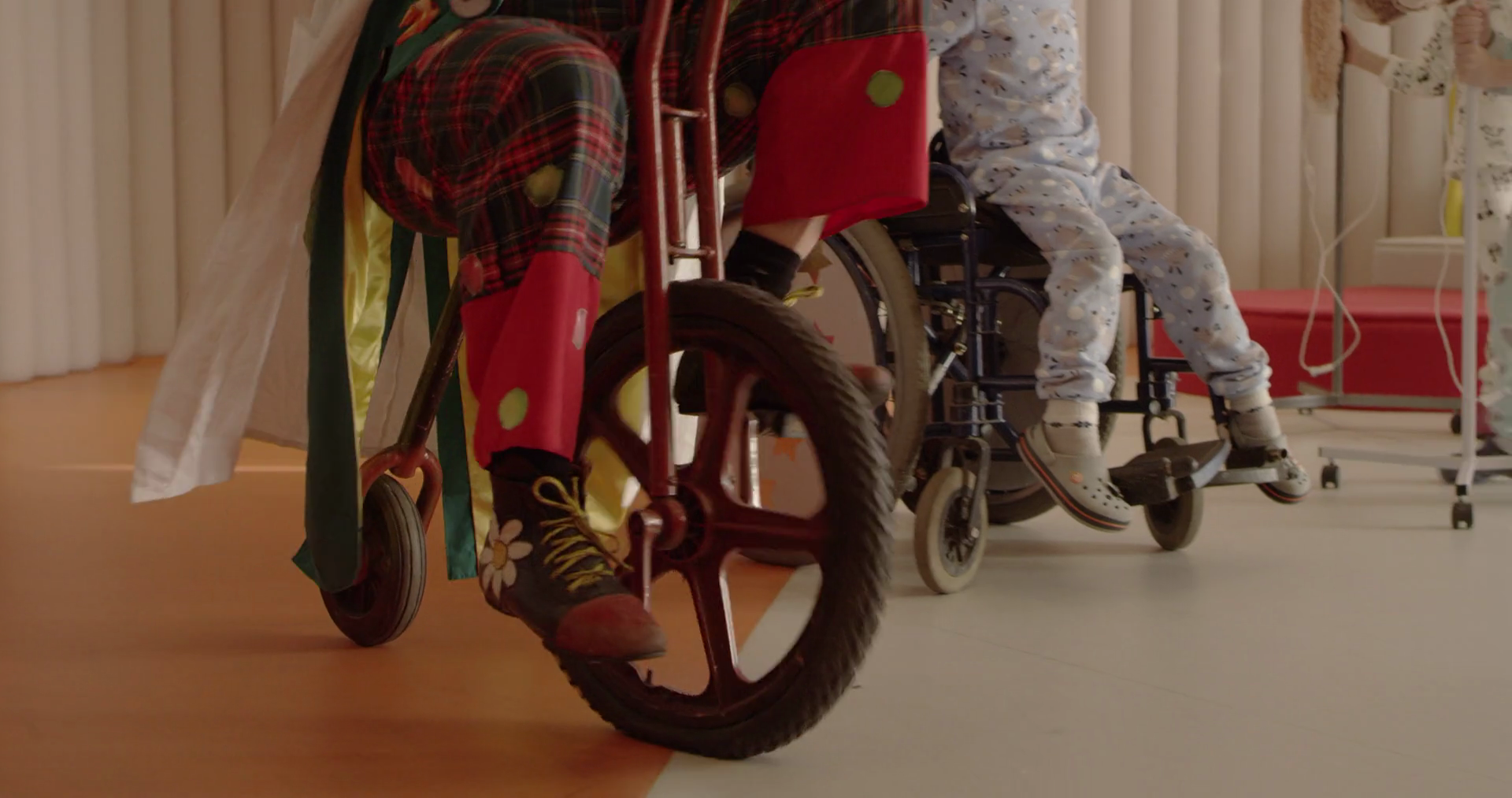 Ward Bicycle Clown Hospital Bicycle In Ward Stock Footage SBV-348561950 ...