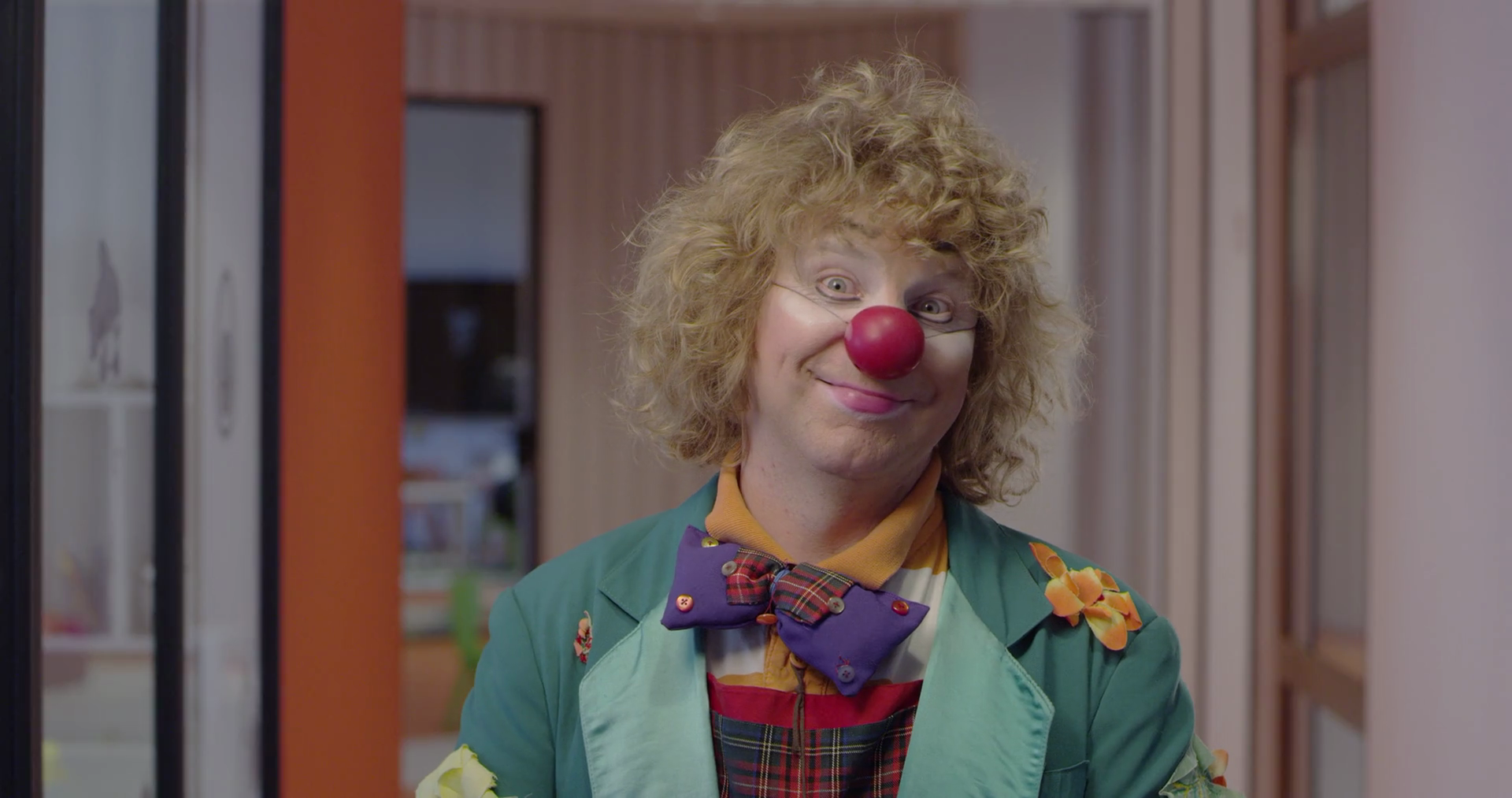 Clown Face Hospital Game Clown's Expressive Stock Footage SBV-348561942 ...