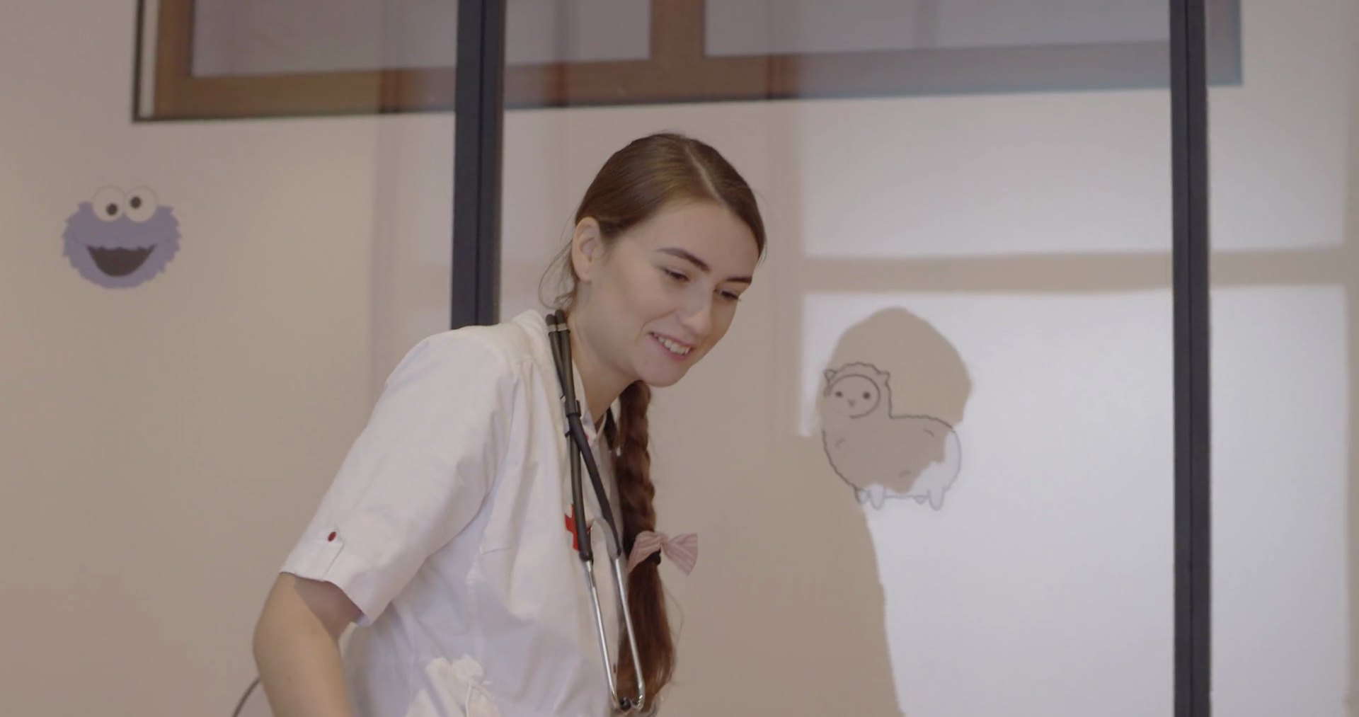 Hospital Child Checking Drip Child In Stock Footage SBV-348567111 ...