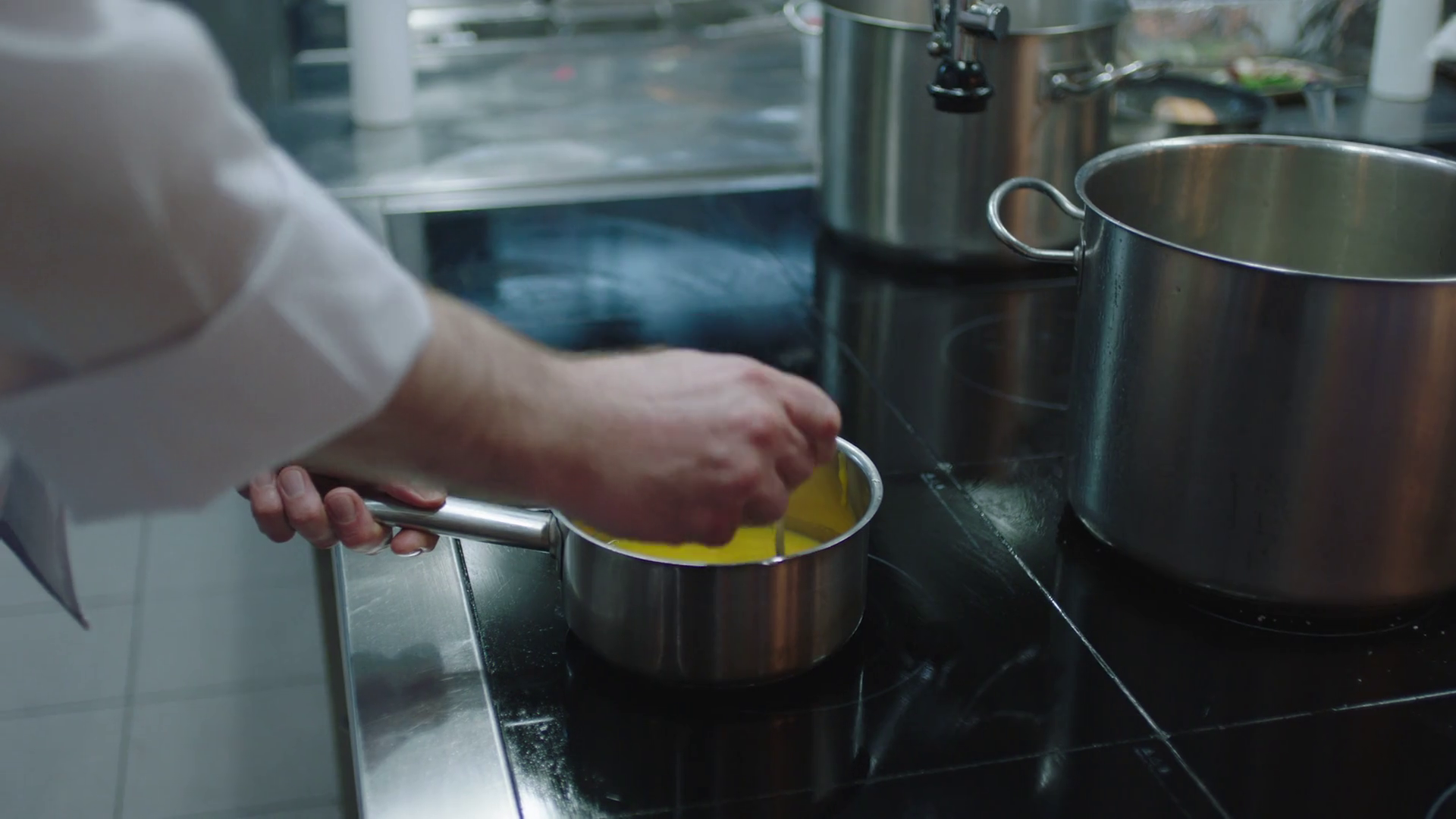 Chef Conducting Quality Inspection Through Stock Footage SBV-348537739 ...