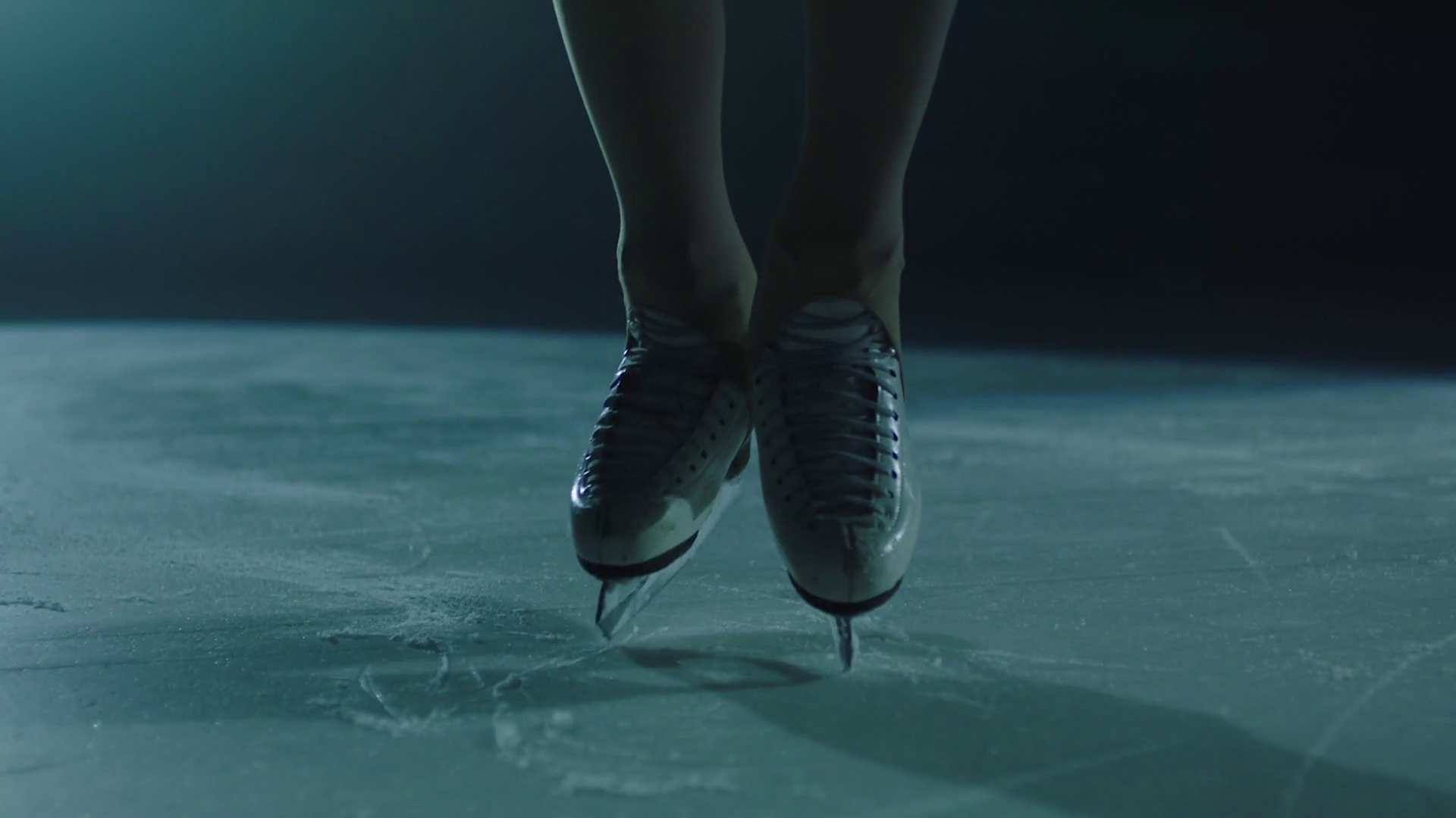 Exhibiting Dedication: Olympic Figure Skater Stock Footage SBV ...