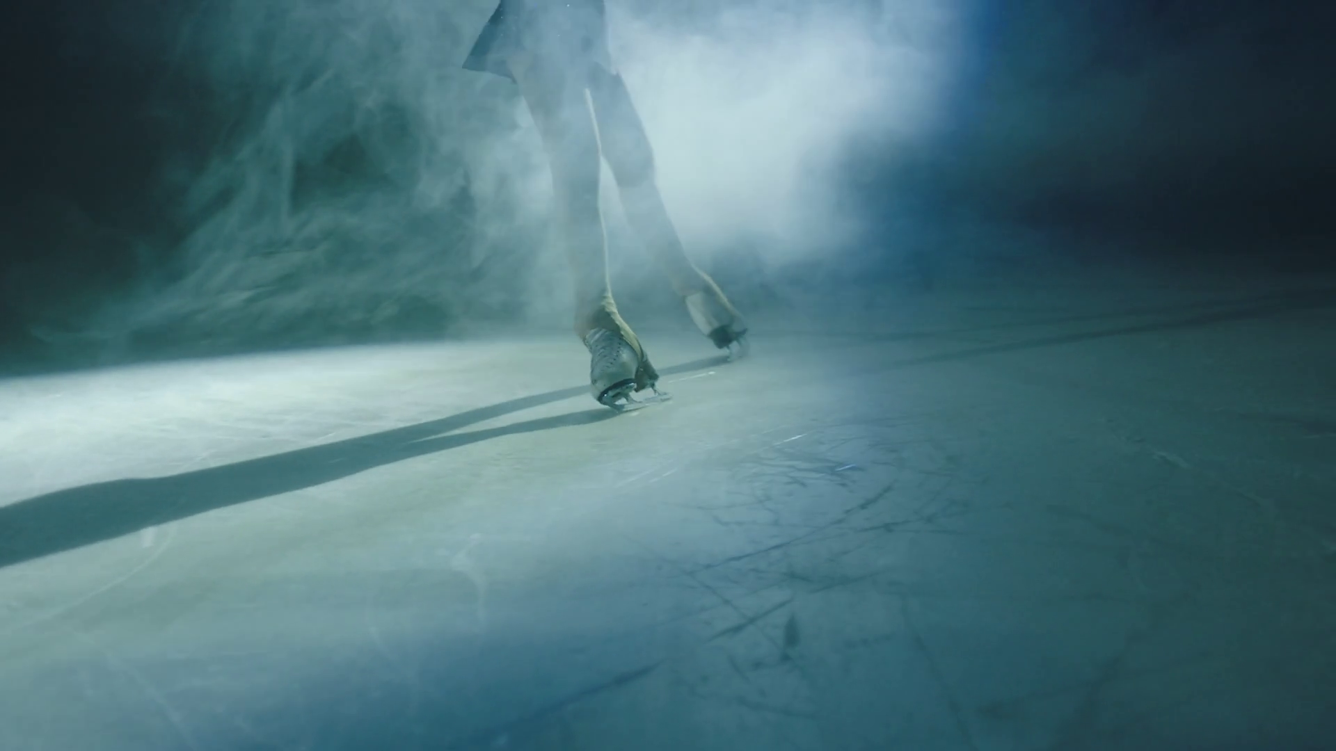 Exhibiting Dedication: Olympic Figure Skater Stock Footage SBV ...