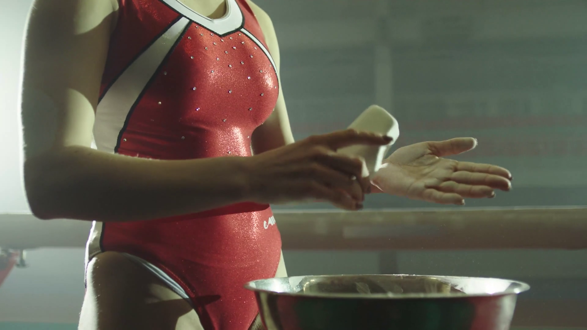 Close Up View Of Female Gymnastics Using Stock Footage SBV-348458968 ...