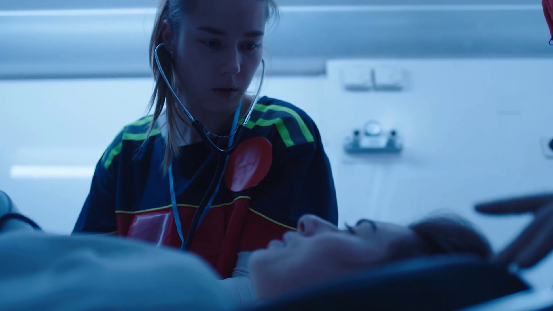 Paramedics Administering Critical First Aid Stock Footage SBV-348718931 ...