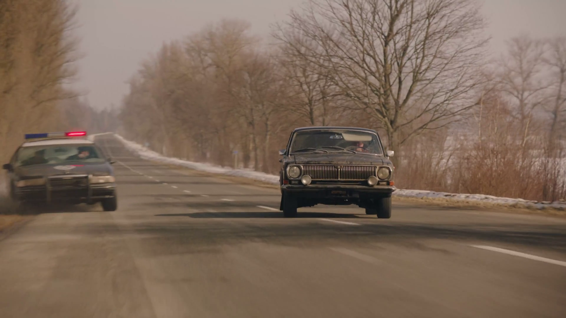 Traffic Patrol Car In Pursuit Of Criminal Stock Footage SBV-348417684 ...