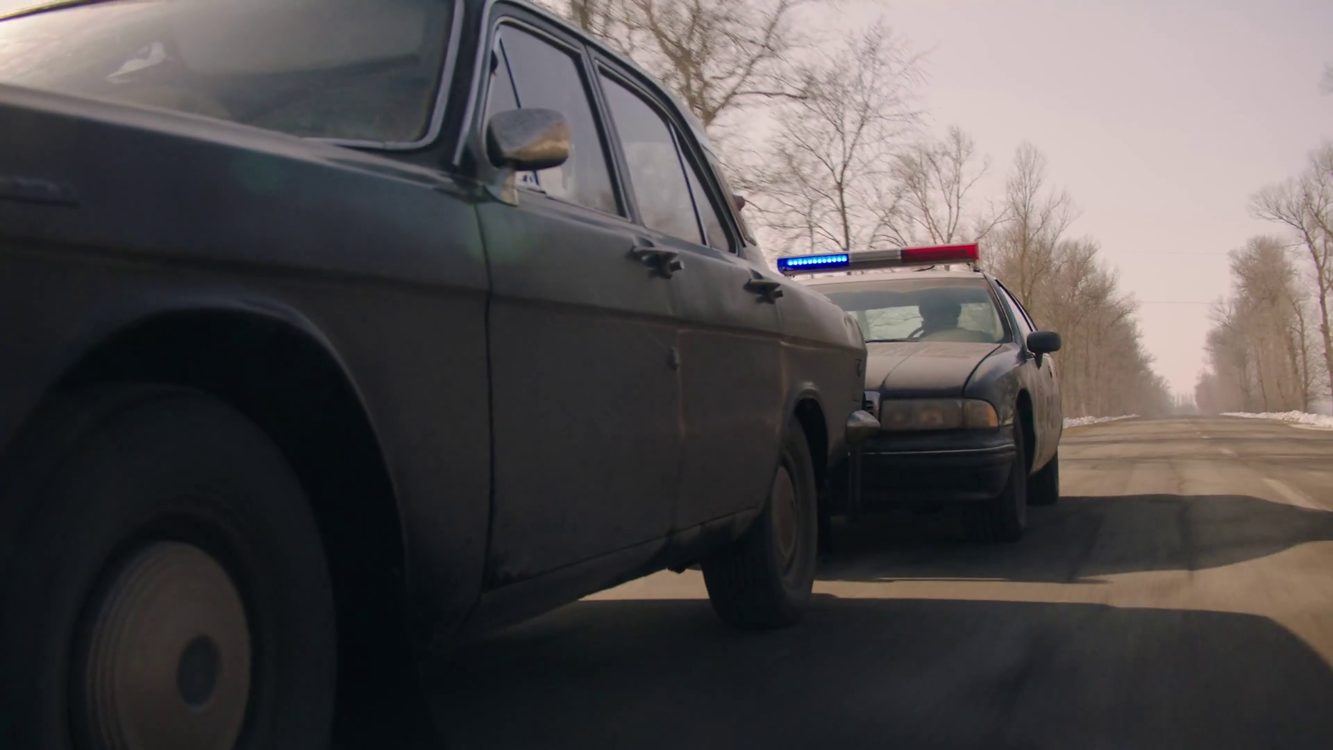 Traffic Patrol Car In Pursuit Of Criminal Stock Footage SBV-348417680 ...