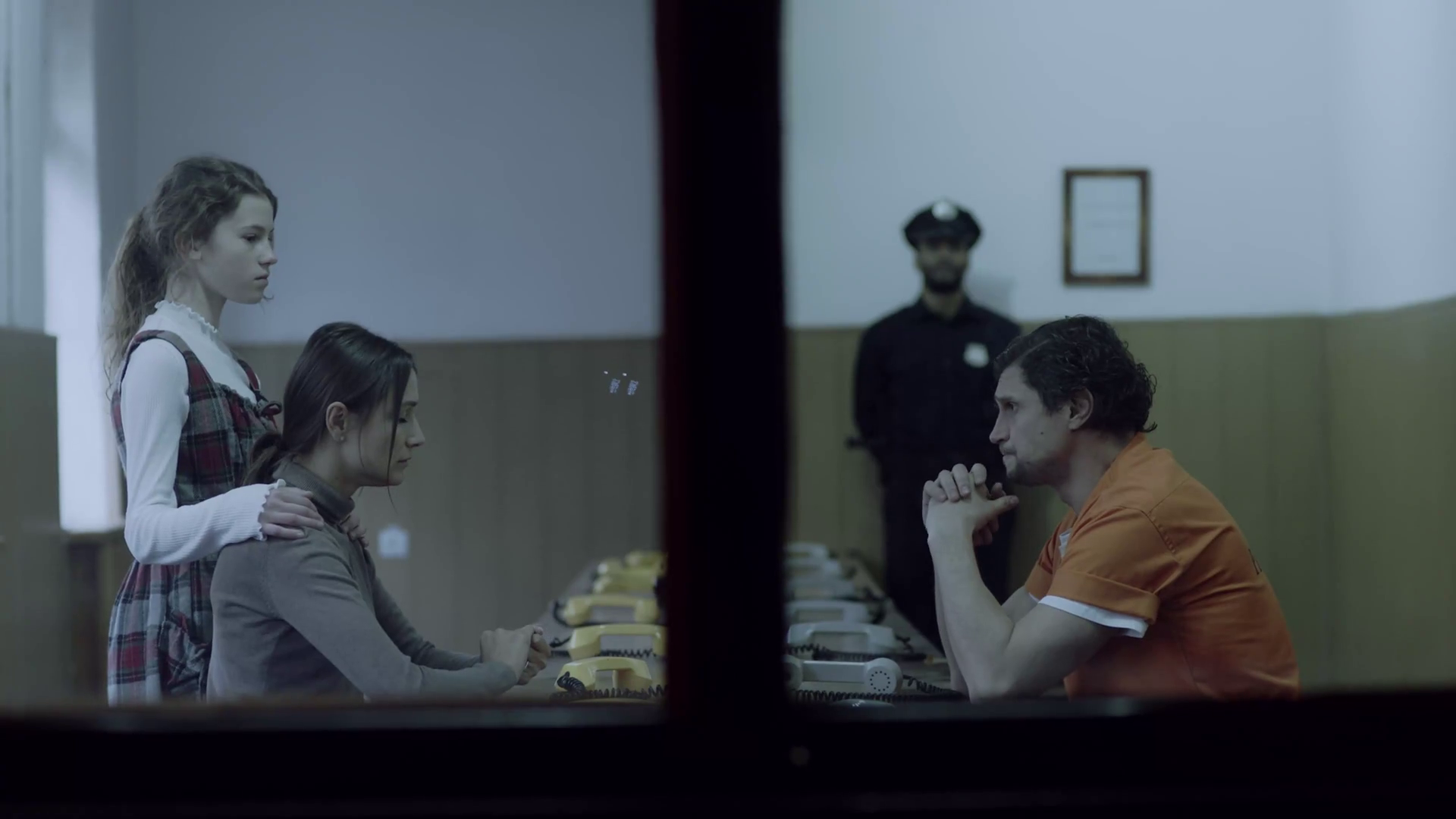 Prison Jail Visitors Room Visitors Booth: Stock Footage SBV-348424542 ...