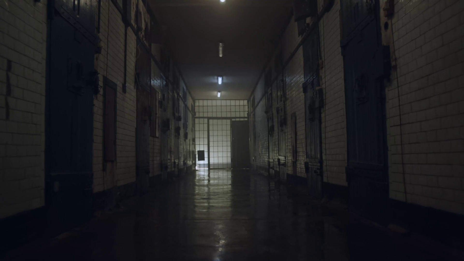 Prison Jail Hallway Corridor: Within Stock Footage SBV-348424500 ...