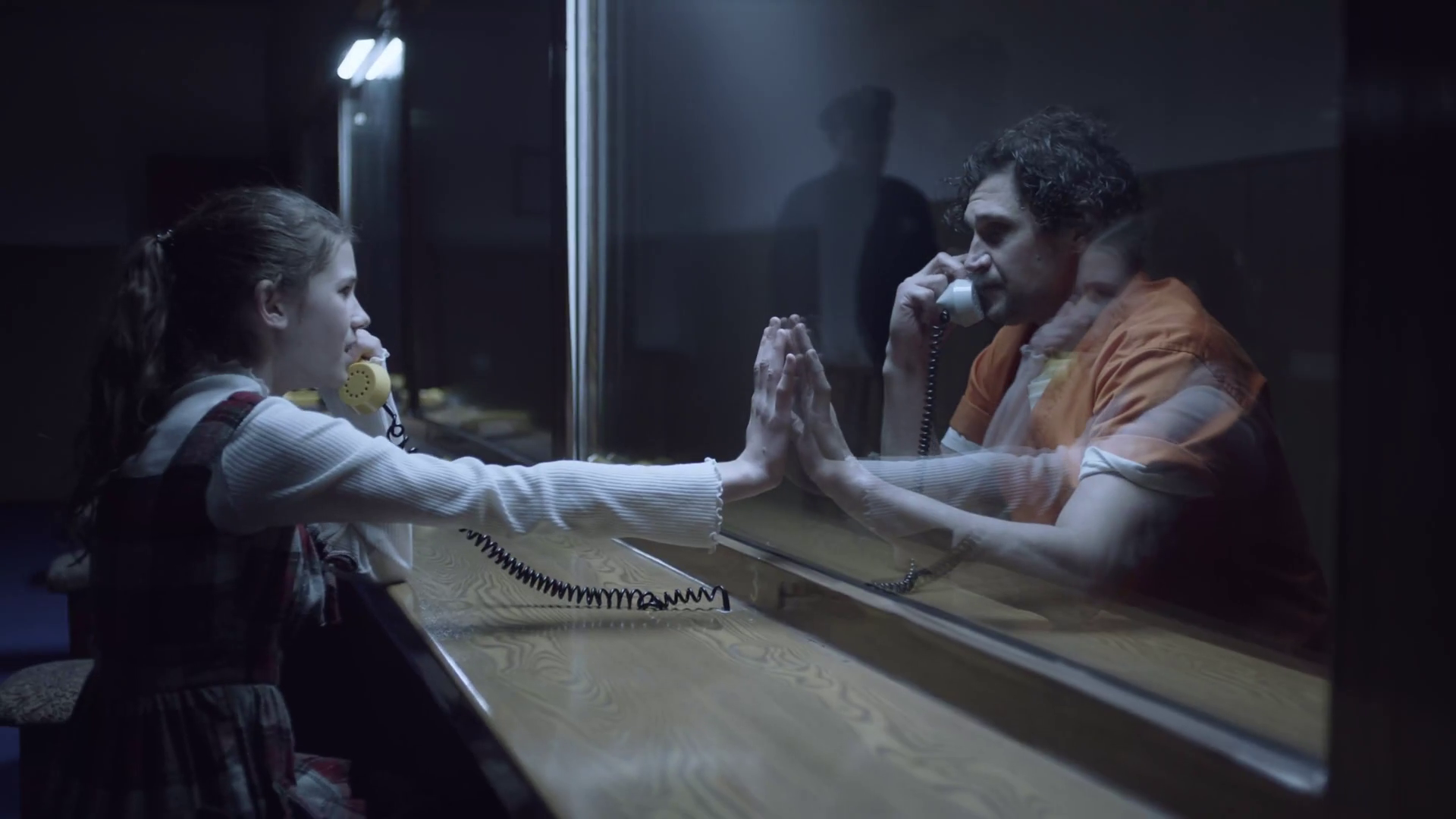 Prison Visitors Booth Visiting Room: Stock Footage SBV-348424469 ...