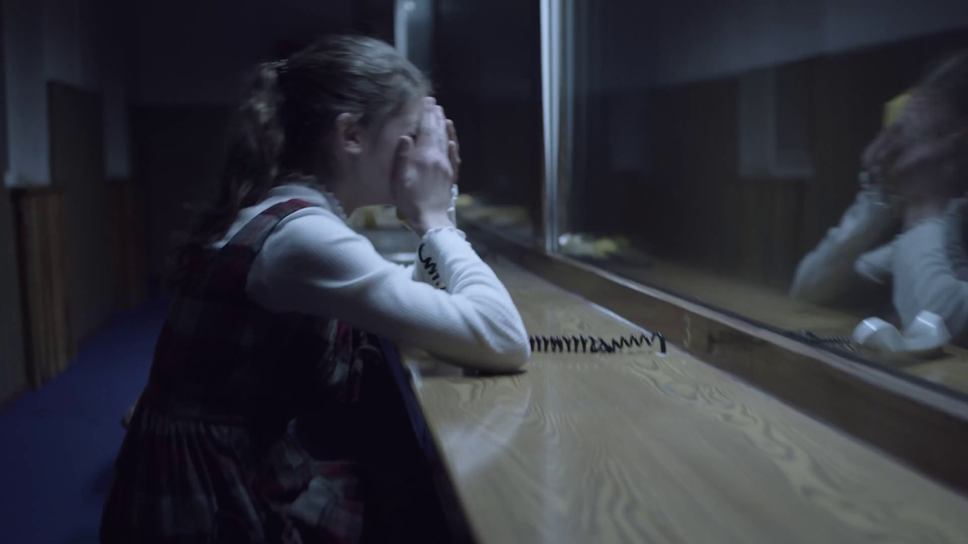 Prison Jail Visiting Room Visitors Booth: Stock Footage SBV-348424467 ...