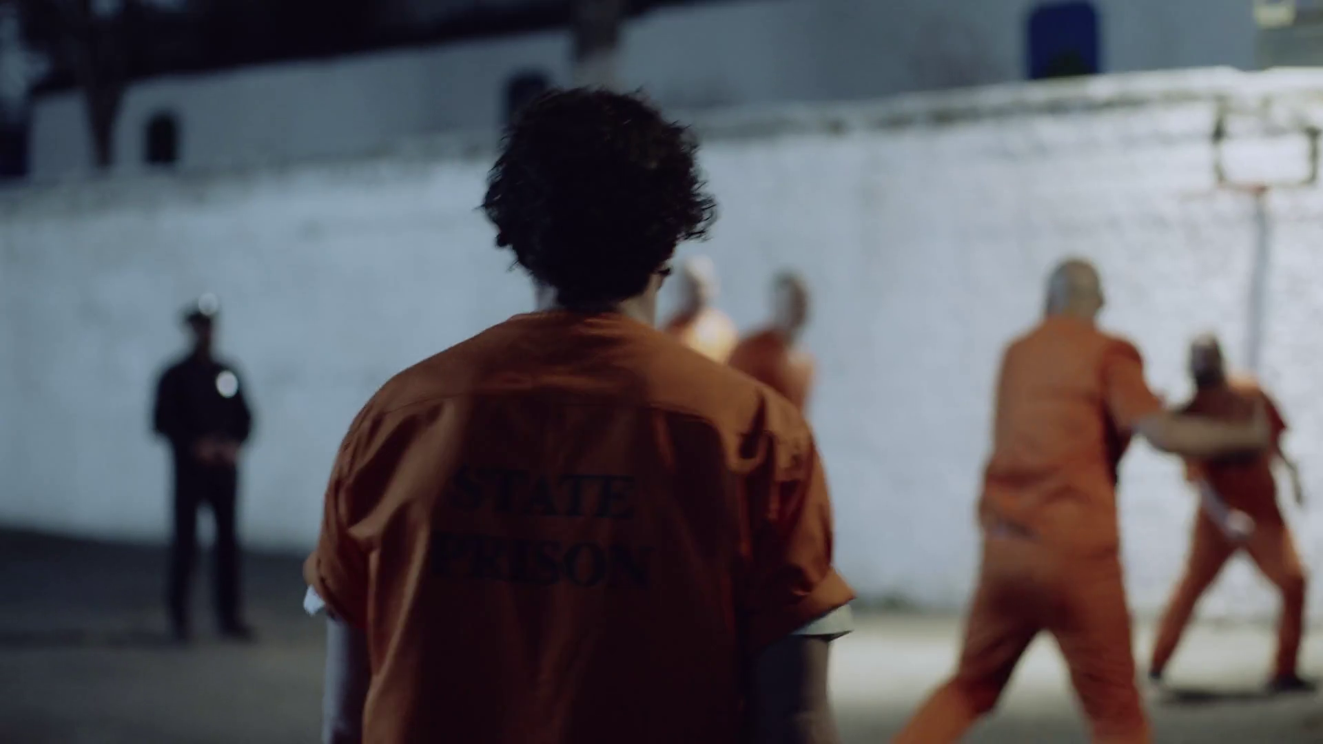 Prison Basketball Jail Yard: In Prison Yard Stock Footage SBV-348424954 ...