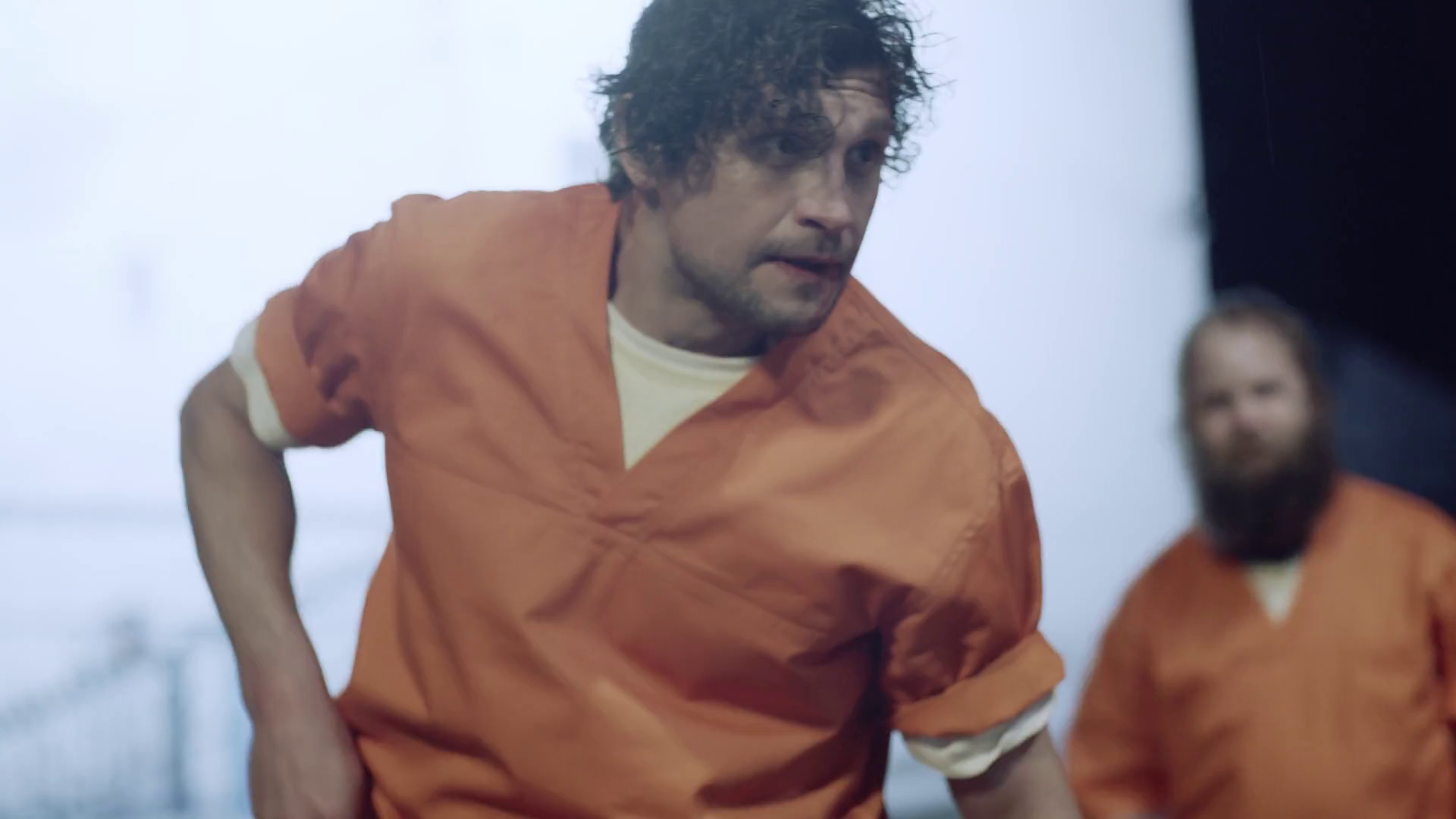 Fight Prison Prisoners Yard: Within Prison Stock Footage SBV-348427448 ...