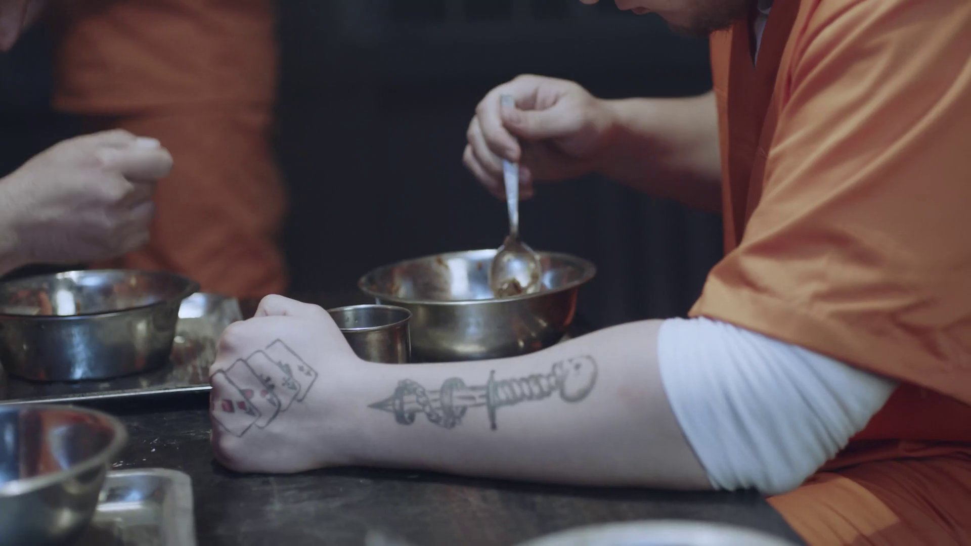 Dining Room Prison Inmate Eating: Inmate Stock Footage SBV-348427458 ...