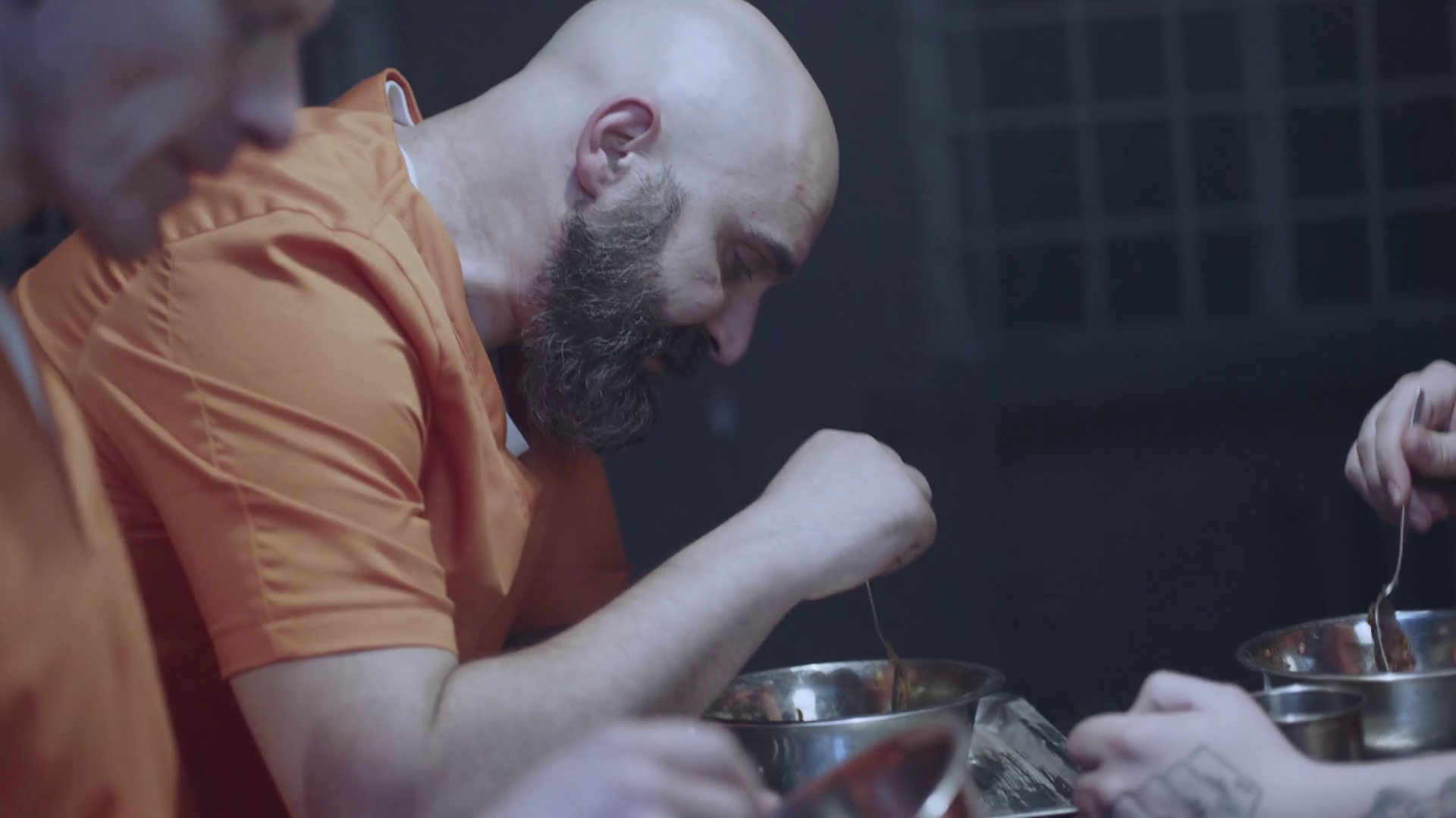 Dining Room Prisoners Prison Jail: In Prison Stock Footage SBV ...