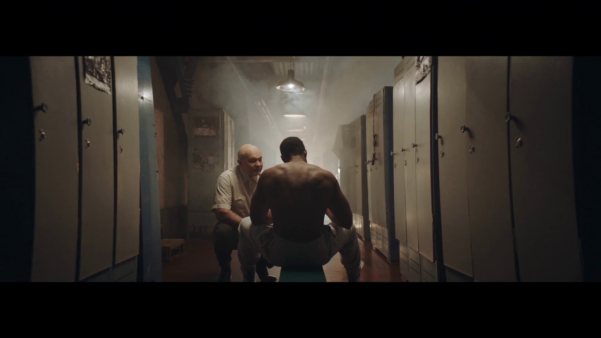 Locker Room Lockers Boxer Trainer: In Locker Stock Footage SBV ...