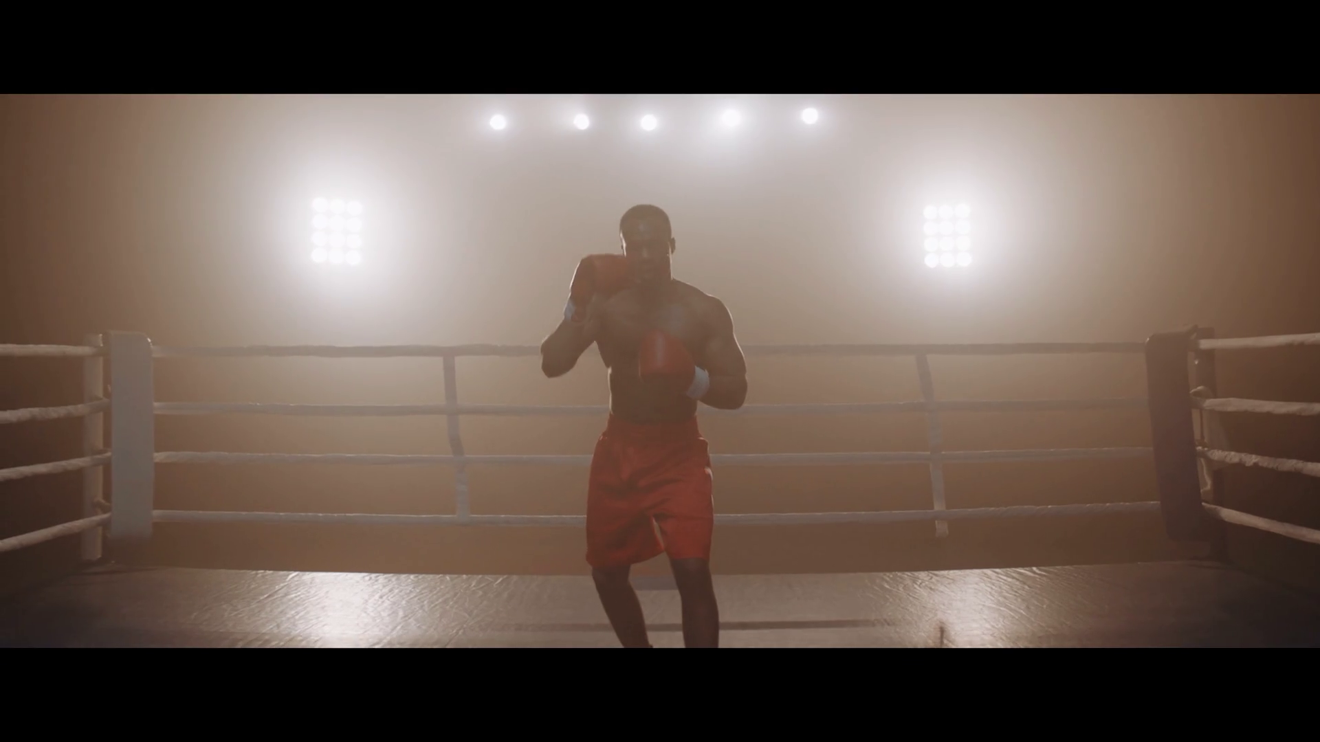 Boxing Boxer Boxing Ring Punch: Tension Stock Footage SBV-348427566 ...