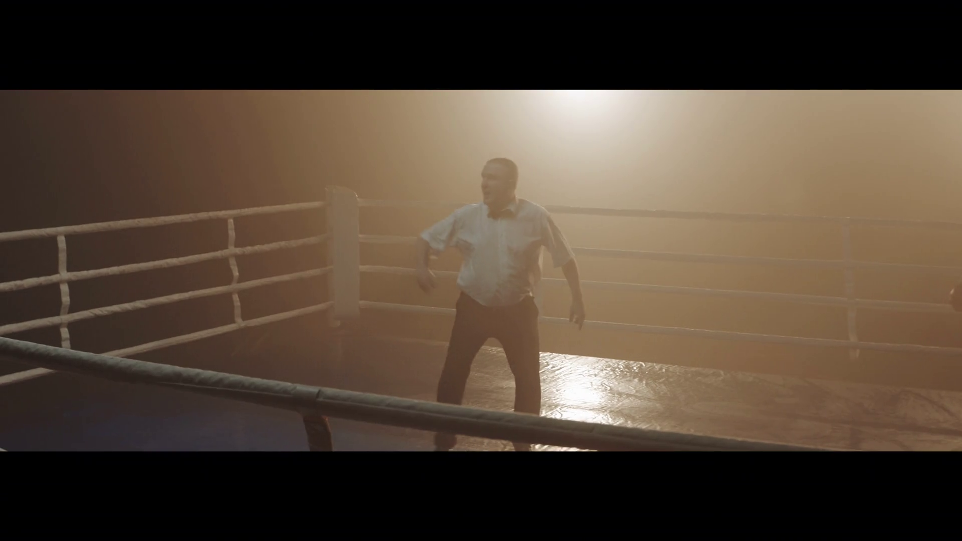 Boxers Compete Fiercely In Boxing Ring Vying Stock Footage SBV ...