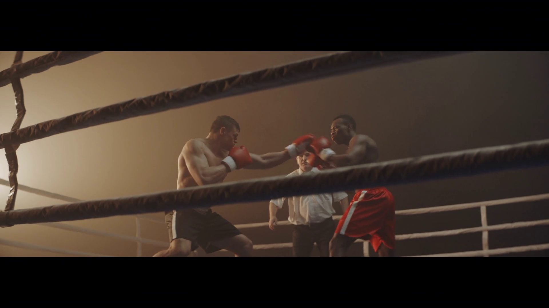 Boxing Boxing Ring Rivals Competition: Stock Footage SBV-348427565 ...