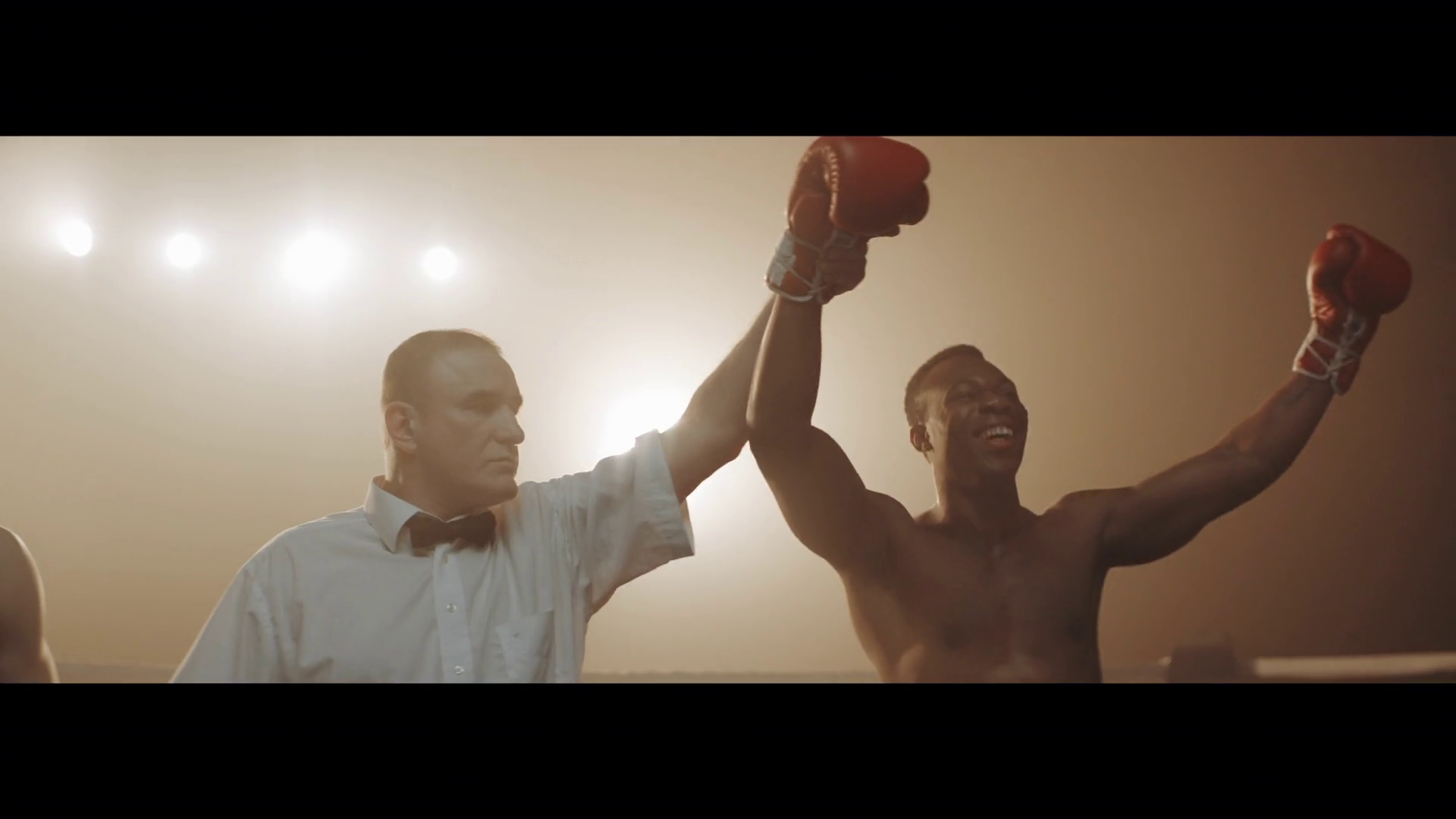 A Winner Celebrates Hard-earned Victory In Stock Footage SBV-348442527 ...