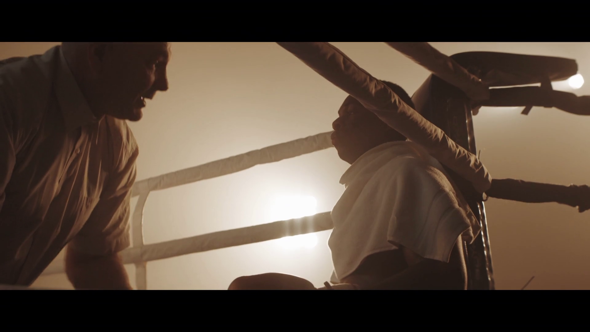 Boxer Trainer Boxing Ring Boxing: Trainer Stock Footage SBV-348427561 ...