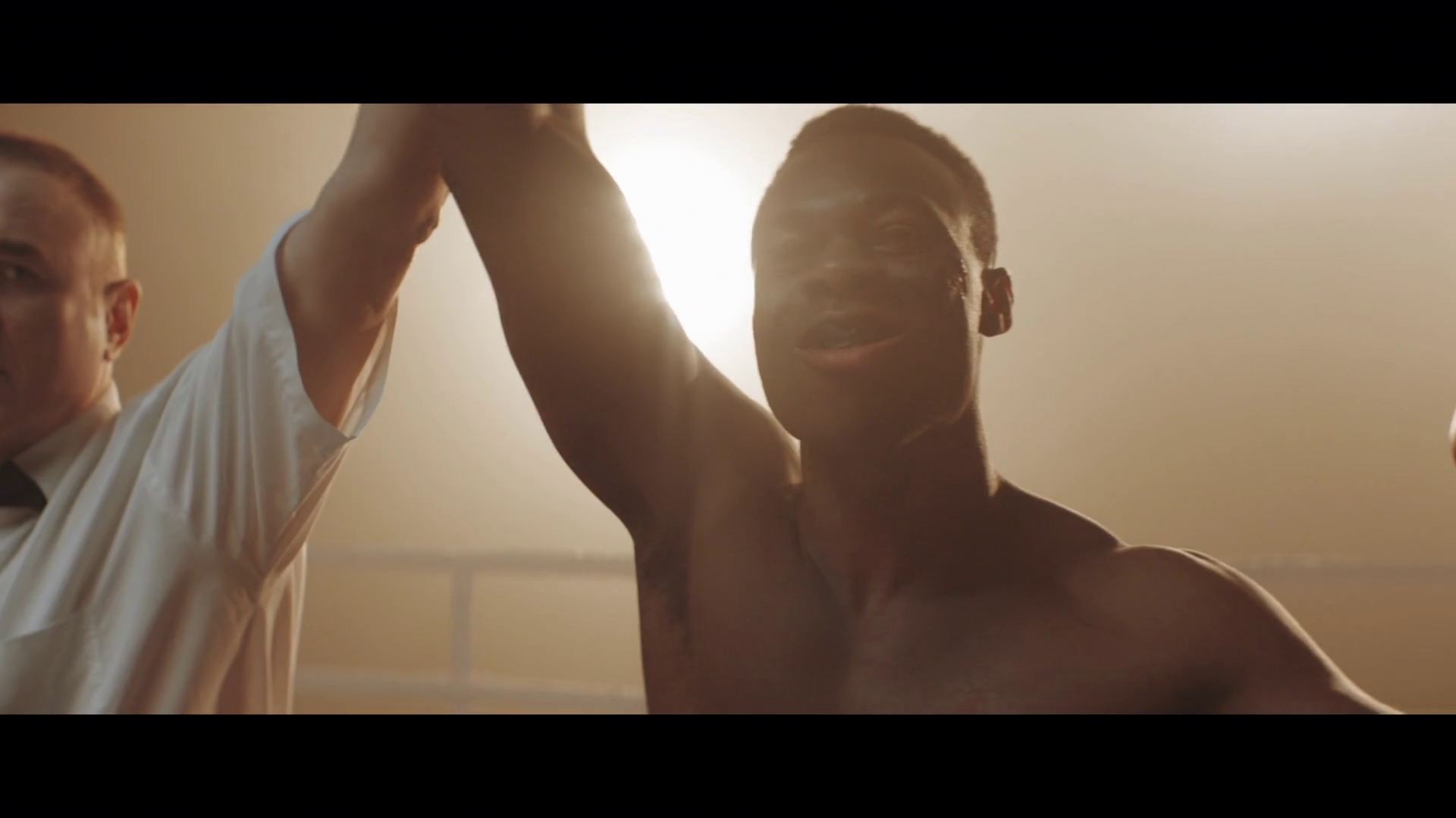 Celebration Ensues Boxer Is Declared Winner Stock Footage SBV-348444804 ...