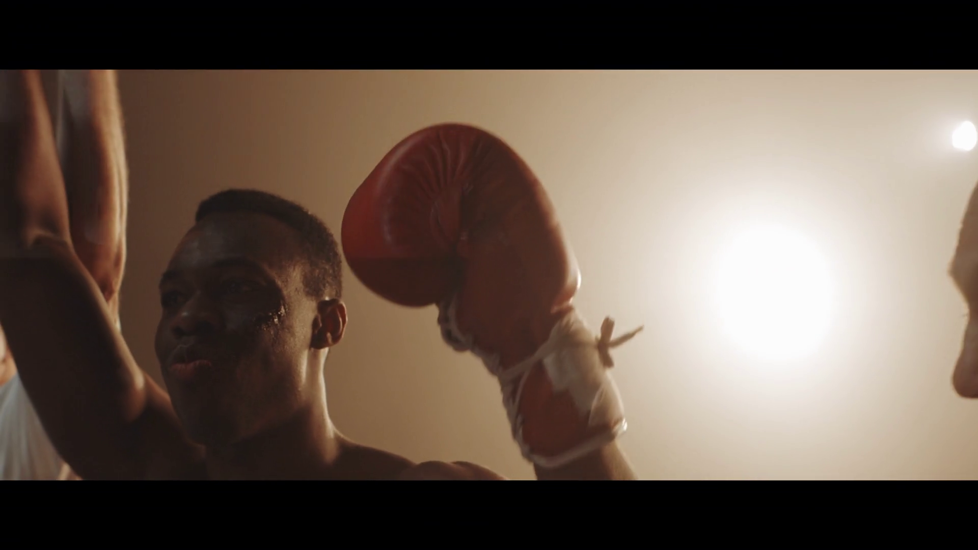 A Victorious Boxer Receives Towel From Stock Footage SBV-348444801 ...