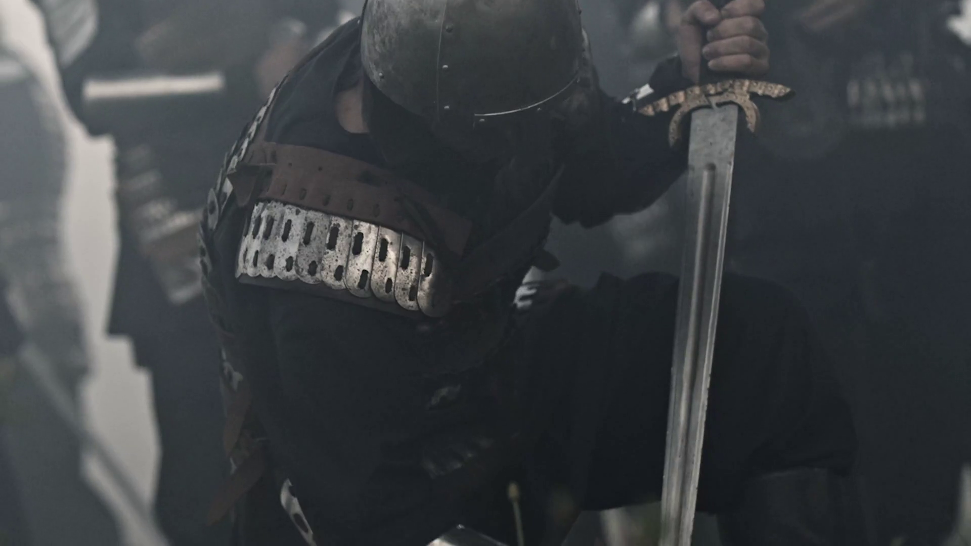 Soldiers' Battle Preparation: Sharpening Stock Footage SBV-348503202 ...