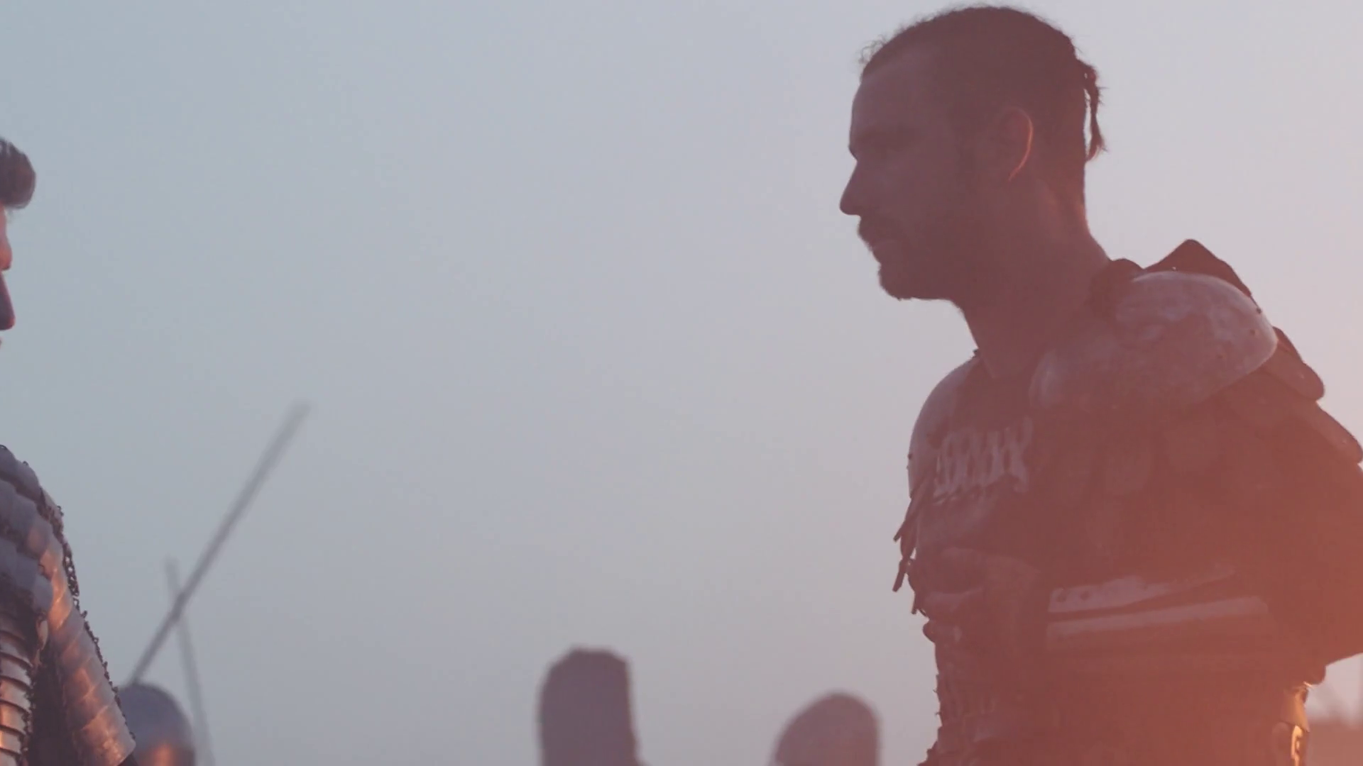 Knights Clash In Battle: Knight Collapses Stock Footage SBV-348451527 ...