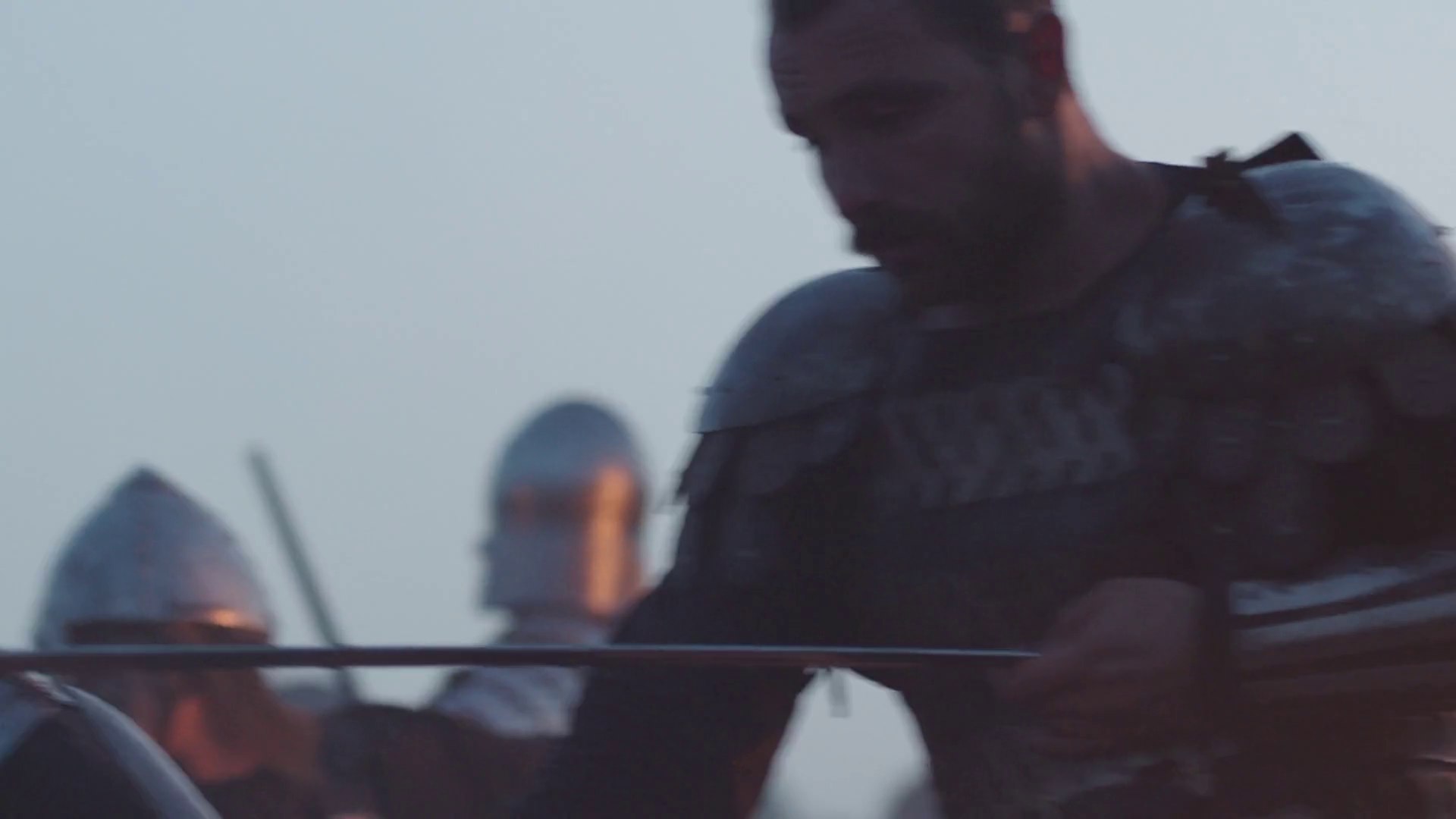 In Heat Of Battle Two Knights Clash: Knight Stock Footage SBV-348451526 ...