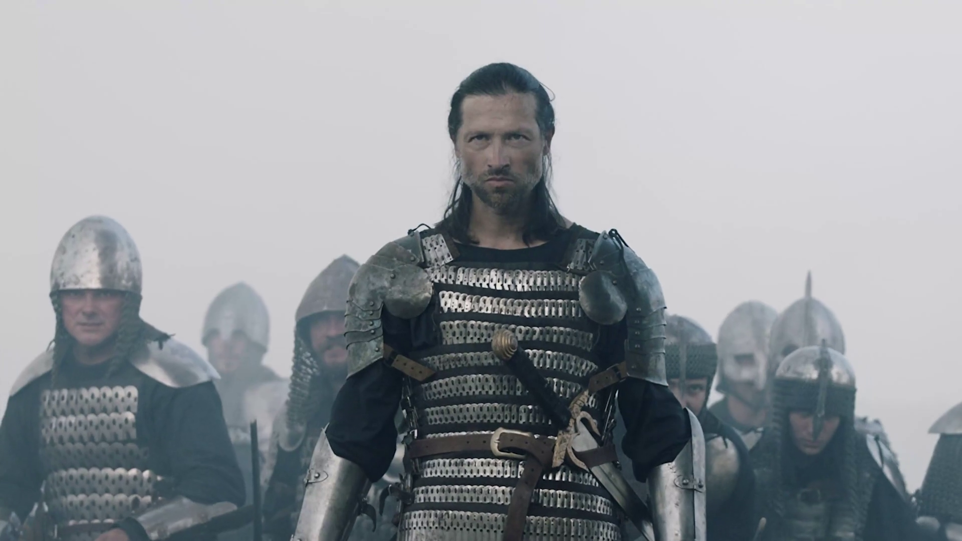 Warriors On Battlefield: Knight Leading Stock Footage SBV-348451519 ...