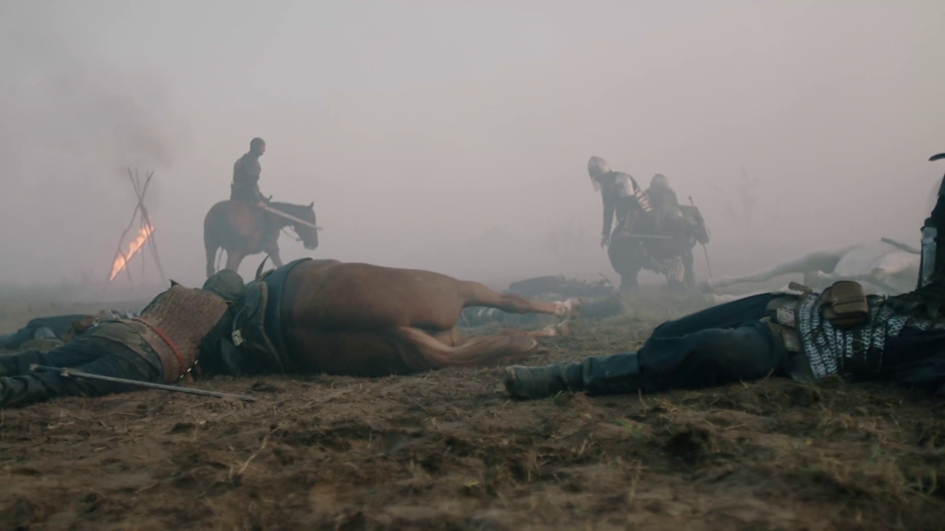 Battlefield Knights Warriors Dead: Stock Footage SBV-348451489 ...