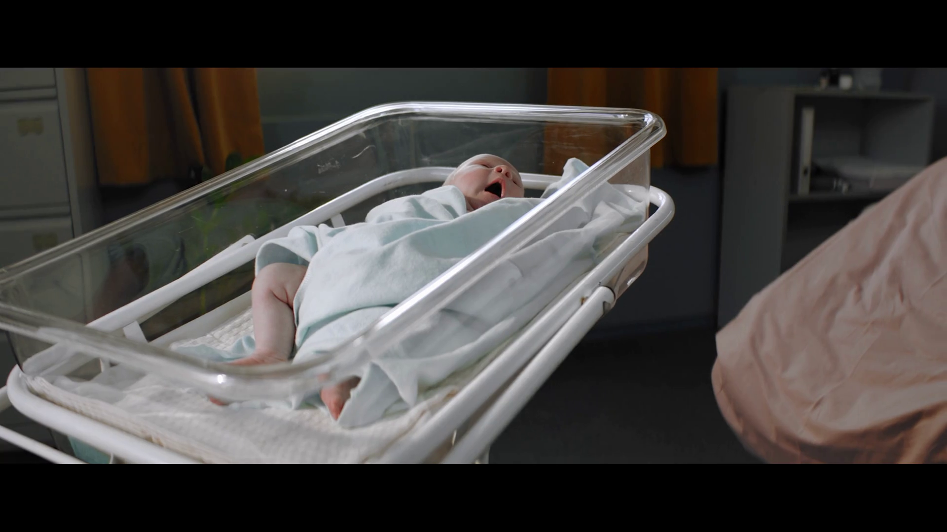 Top View Of Mother Handling Newborn Baby Stock Footage SBV-348774344 ...