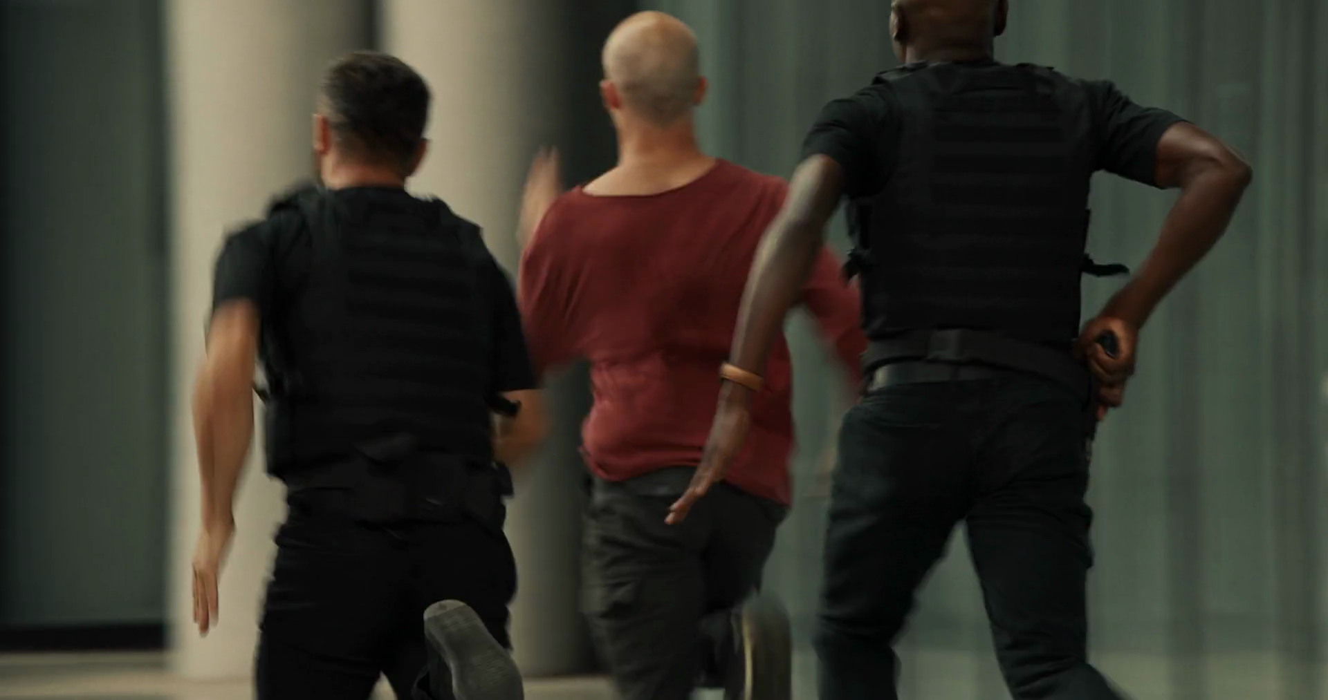 Police Chasing Terrorist In Urban Building Stock Footage SBV-348783597 ...