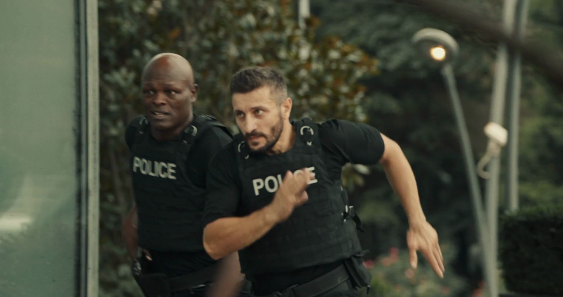 Police Chasing Terrorist In Urban Landscape Stock Footage SBV-348783609 ...