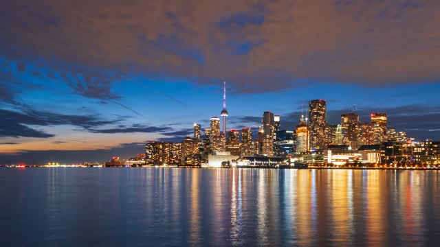 Toronto Canada Night Stock Footage: Royalty-Free Video Clips - Storyblocks
