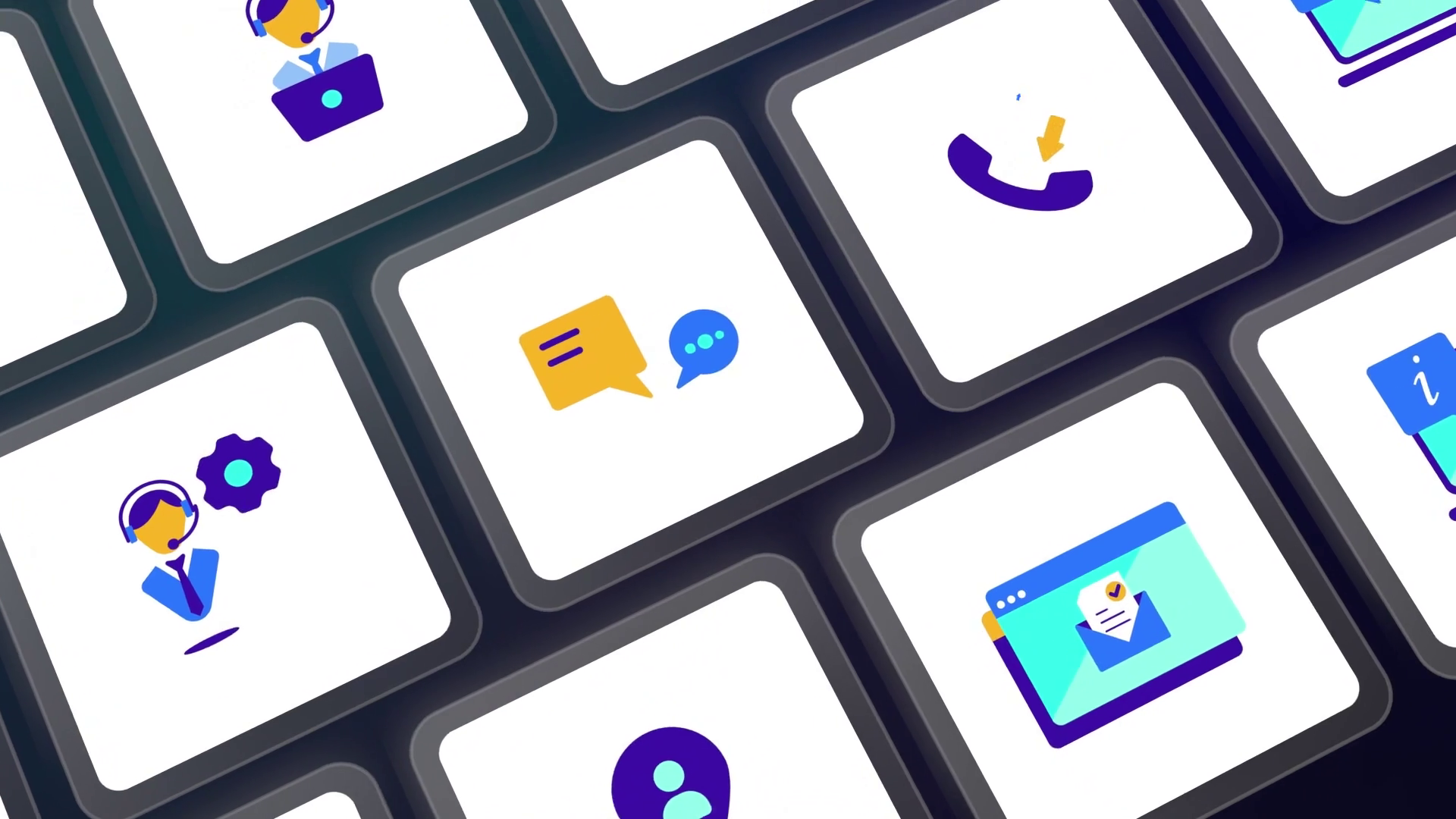 AE Template: Customer Support Animated Icons SBV-348856911 - Storyblocks