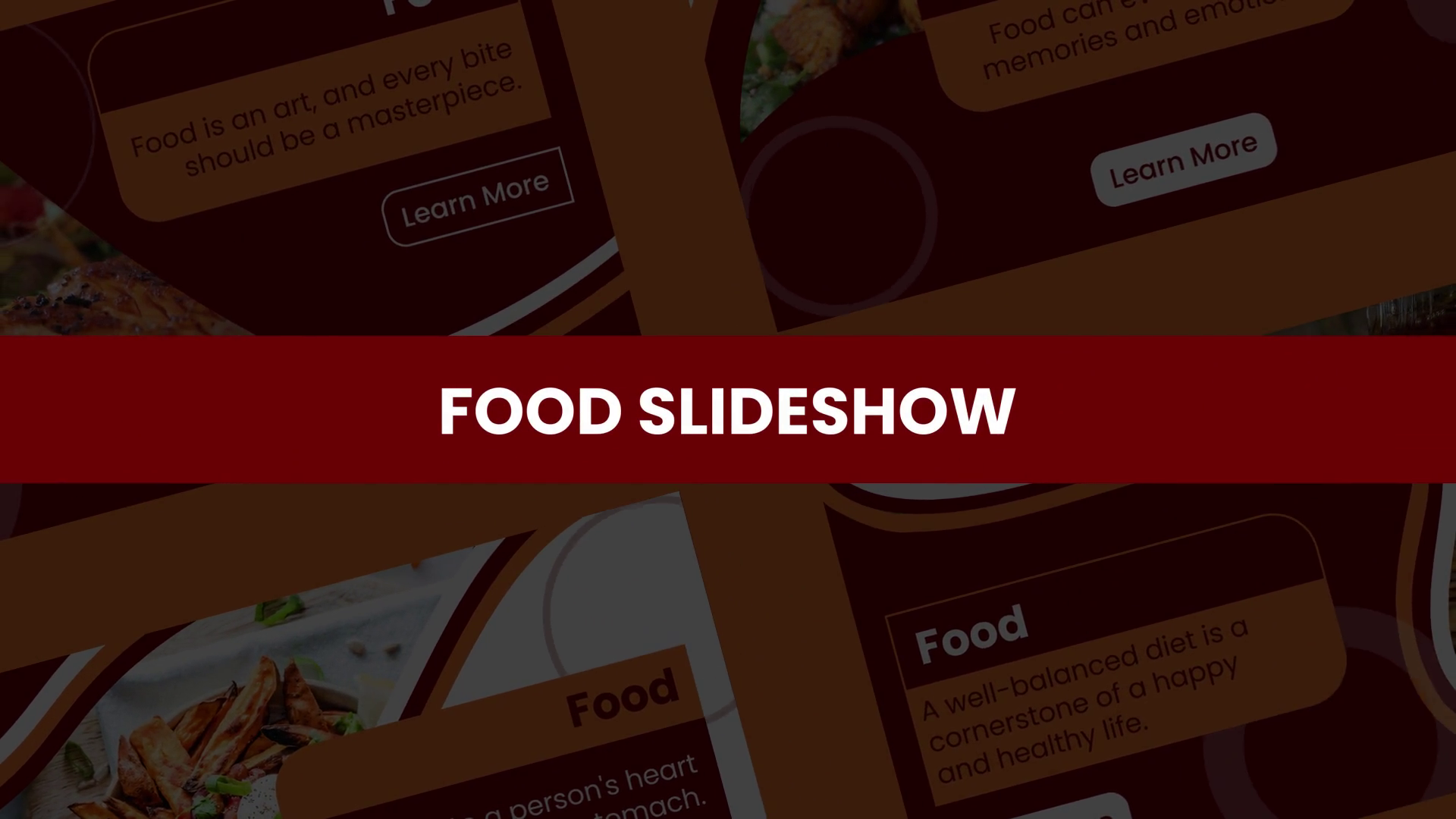 AE Template: Food Animated Slideshow SBV-348644527 - Storyblocks