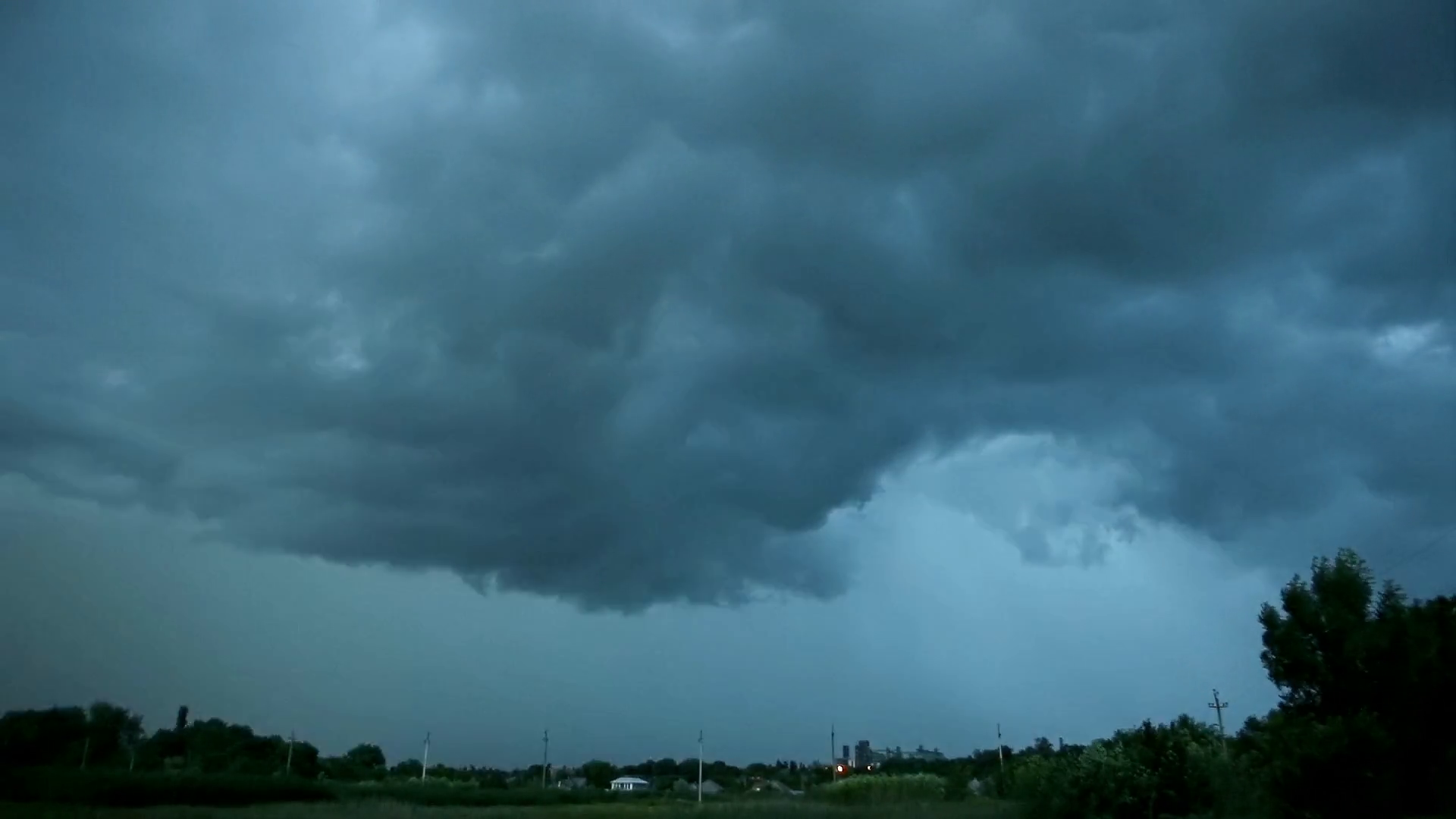 Stormy sky over the province Ranch. Country farm Storm and rain. Stock ...
