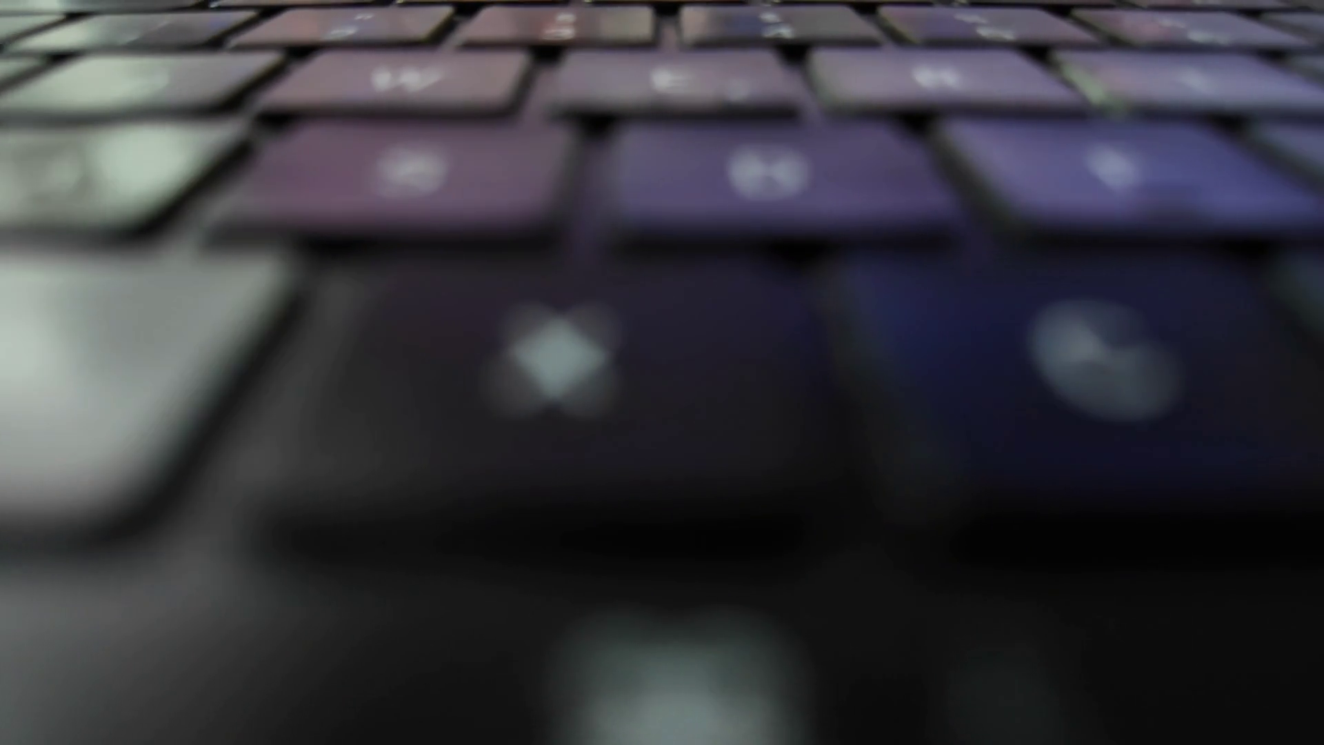 Laptop Keyboard Close-up With Blurred Details Stock Footage SBV ...
